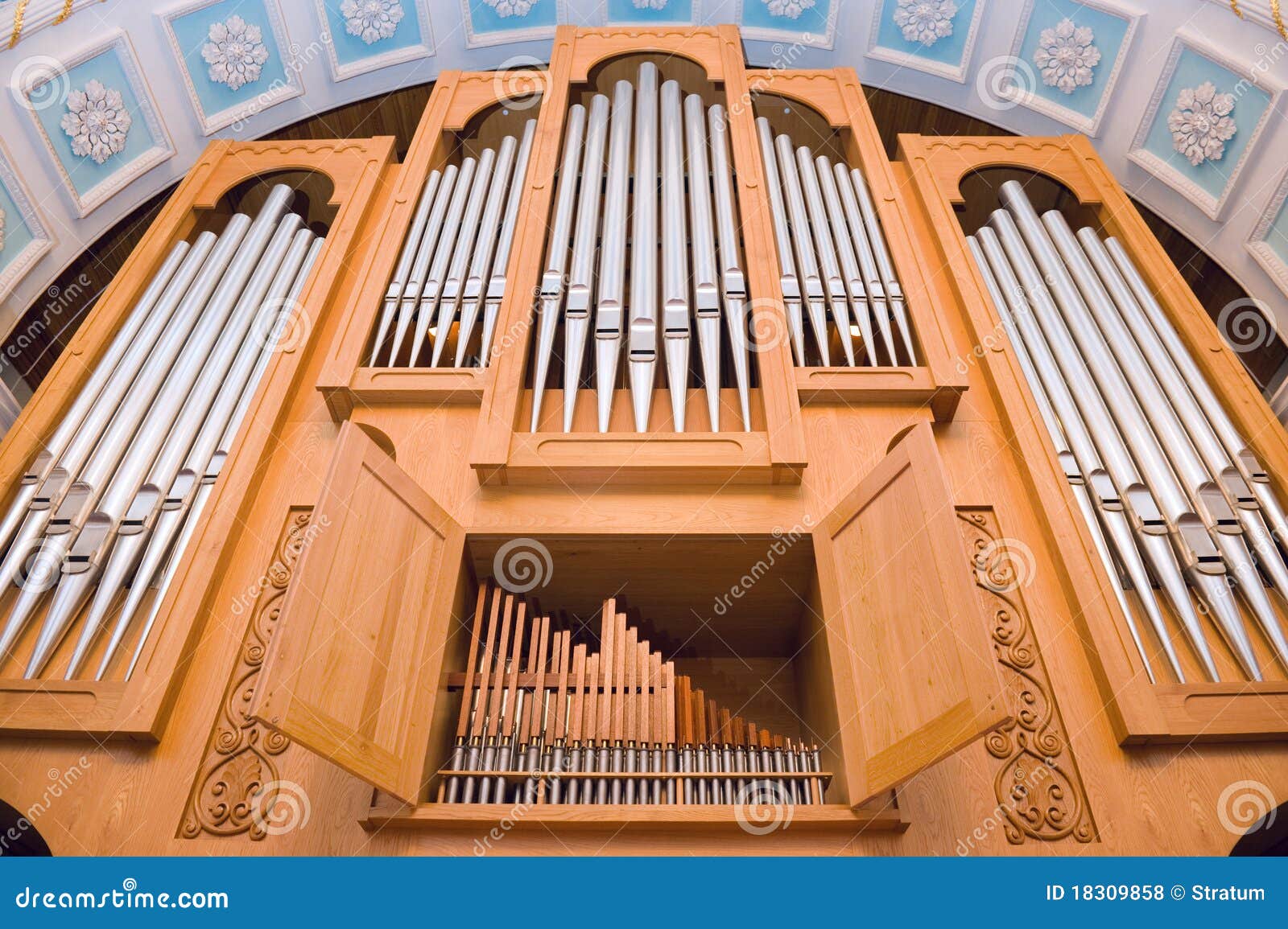 Electric Organ stock photo. Image of registers, spiritual - 18309858