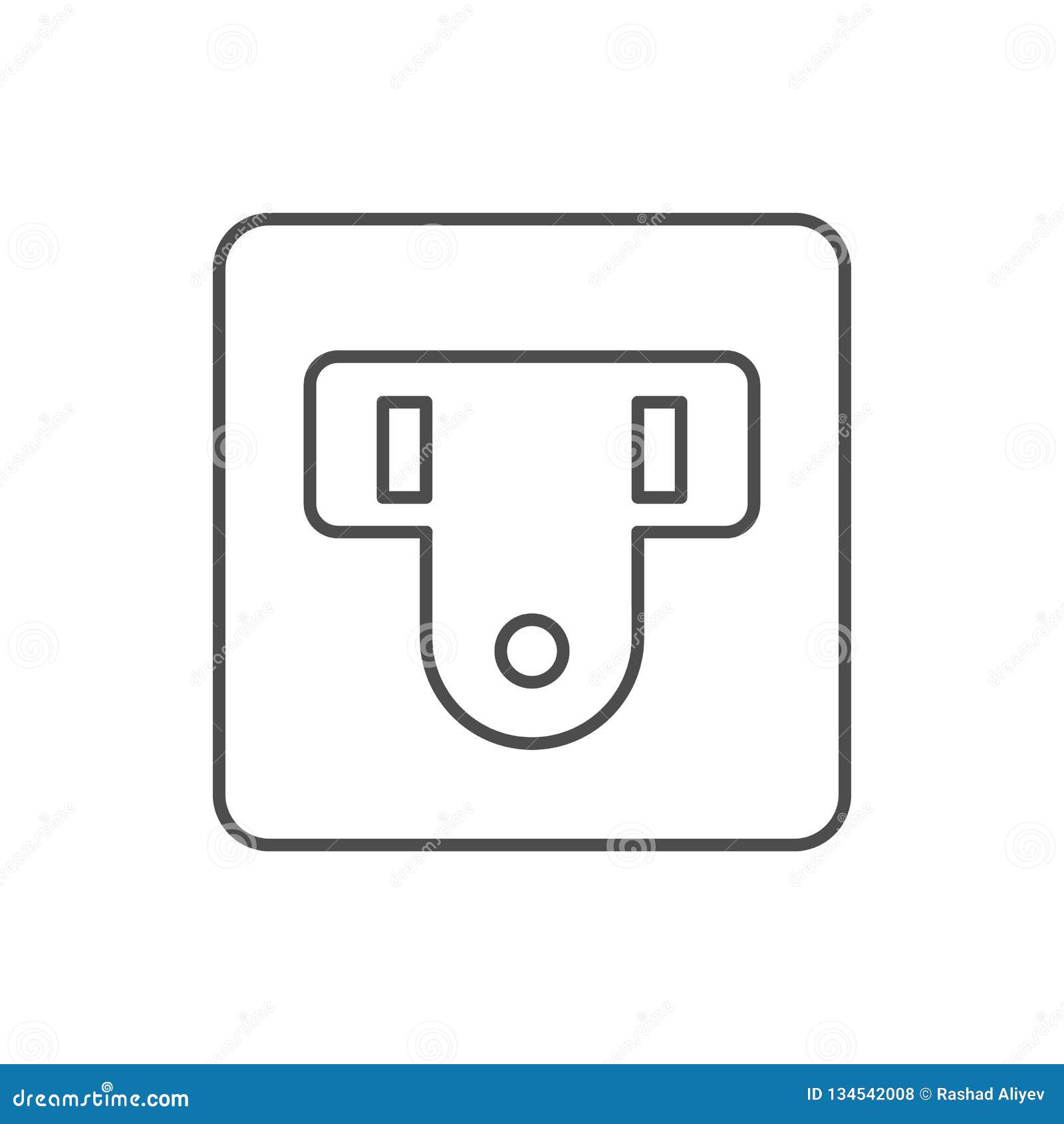 Electric Outlet Icon. Element of Web for Mobile Concept and Web Apps ...
