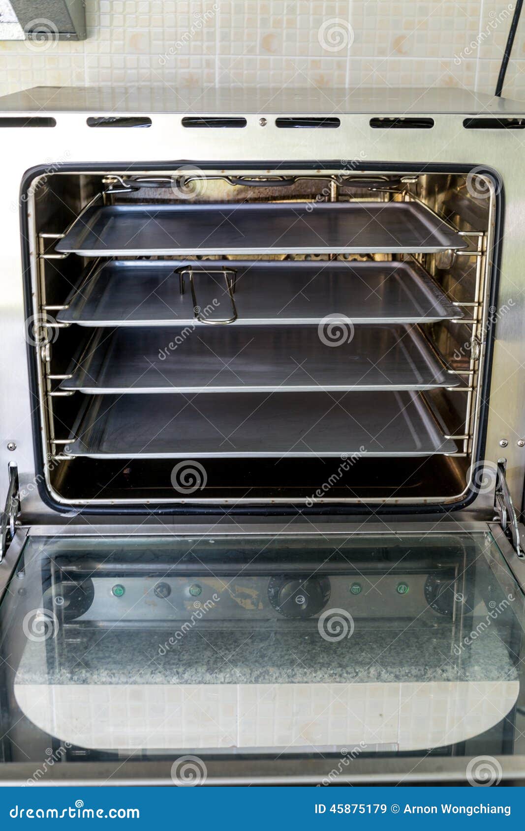Electric oven inside stock image. Image of restaurant - 45875179