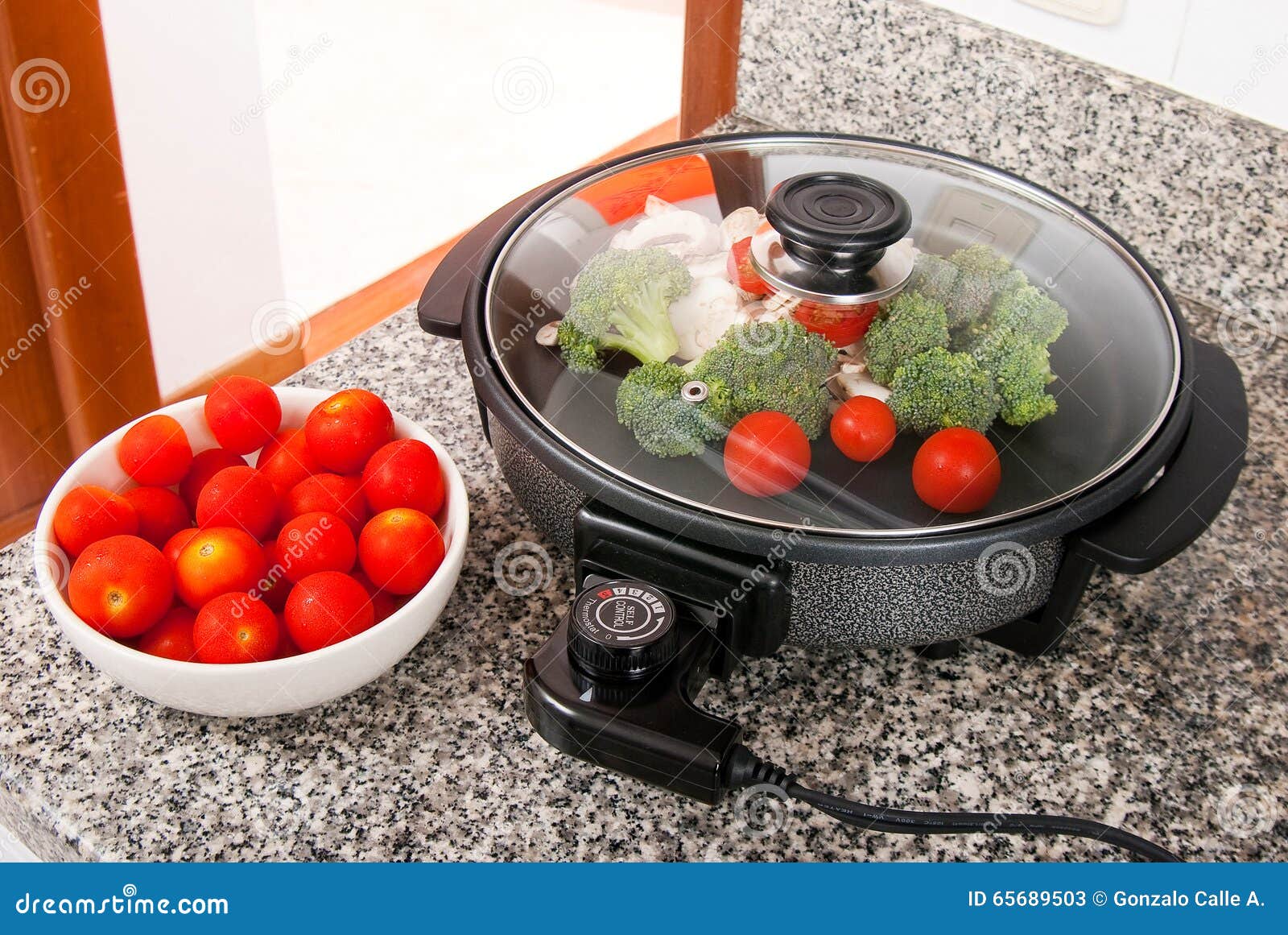 Electric pan stock image. Image of electrical, cook, modern - 65689503