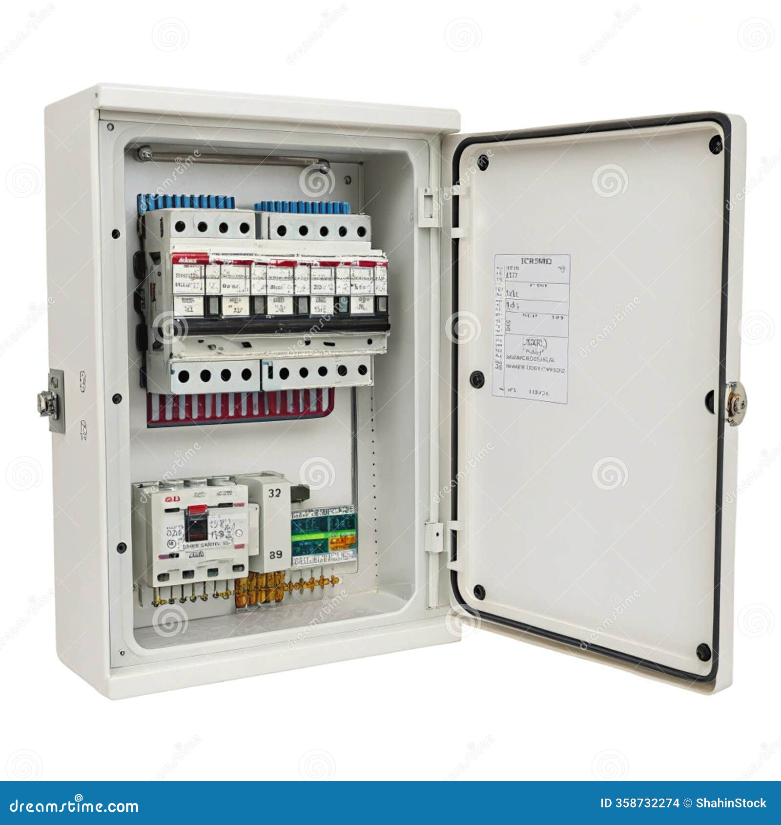 Electric Panel Heater Mounted On A Wall Stock Image | CartoonDealer.com ...