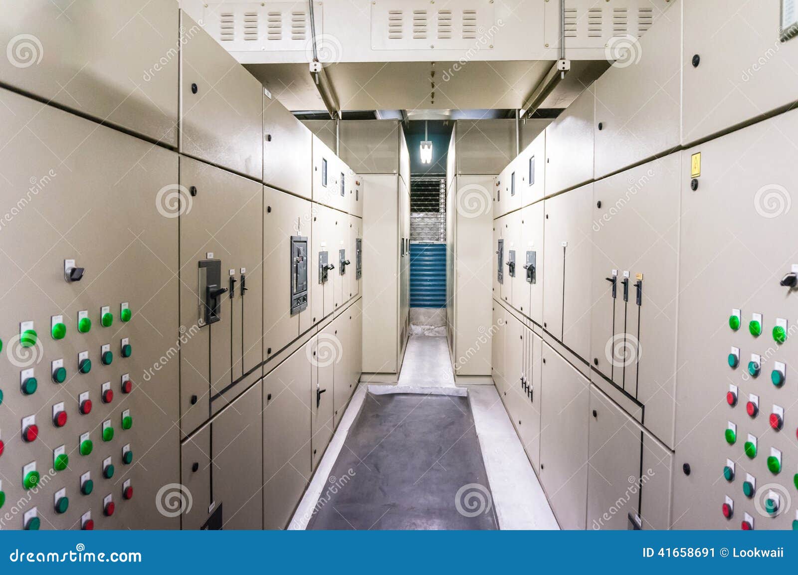 Electric Panelboard for Motors Control Stock Image - Image of ...