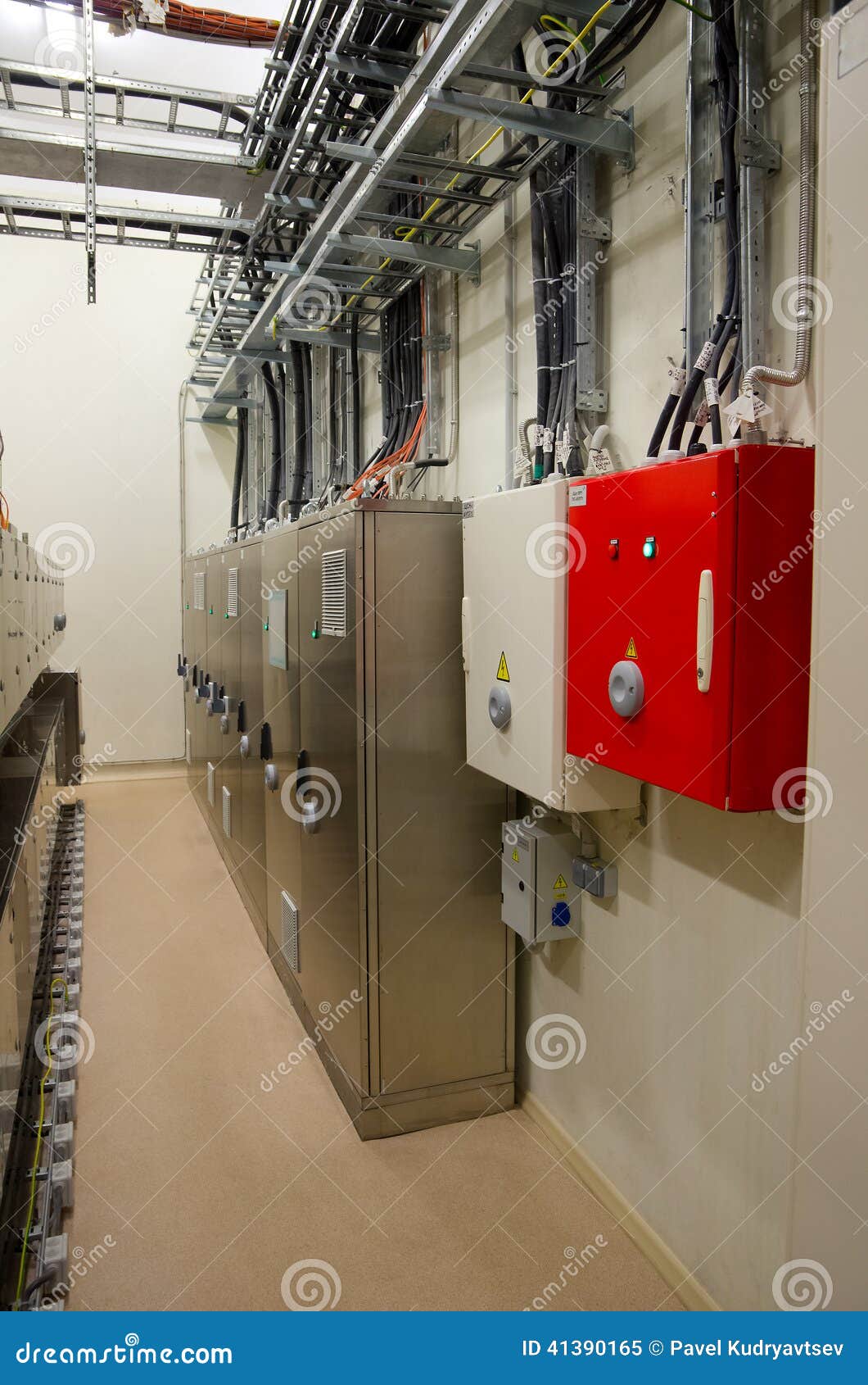 Electric panels stock image. Image of plant, fuse, electric - 41390165