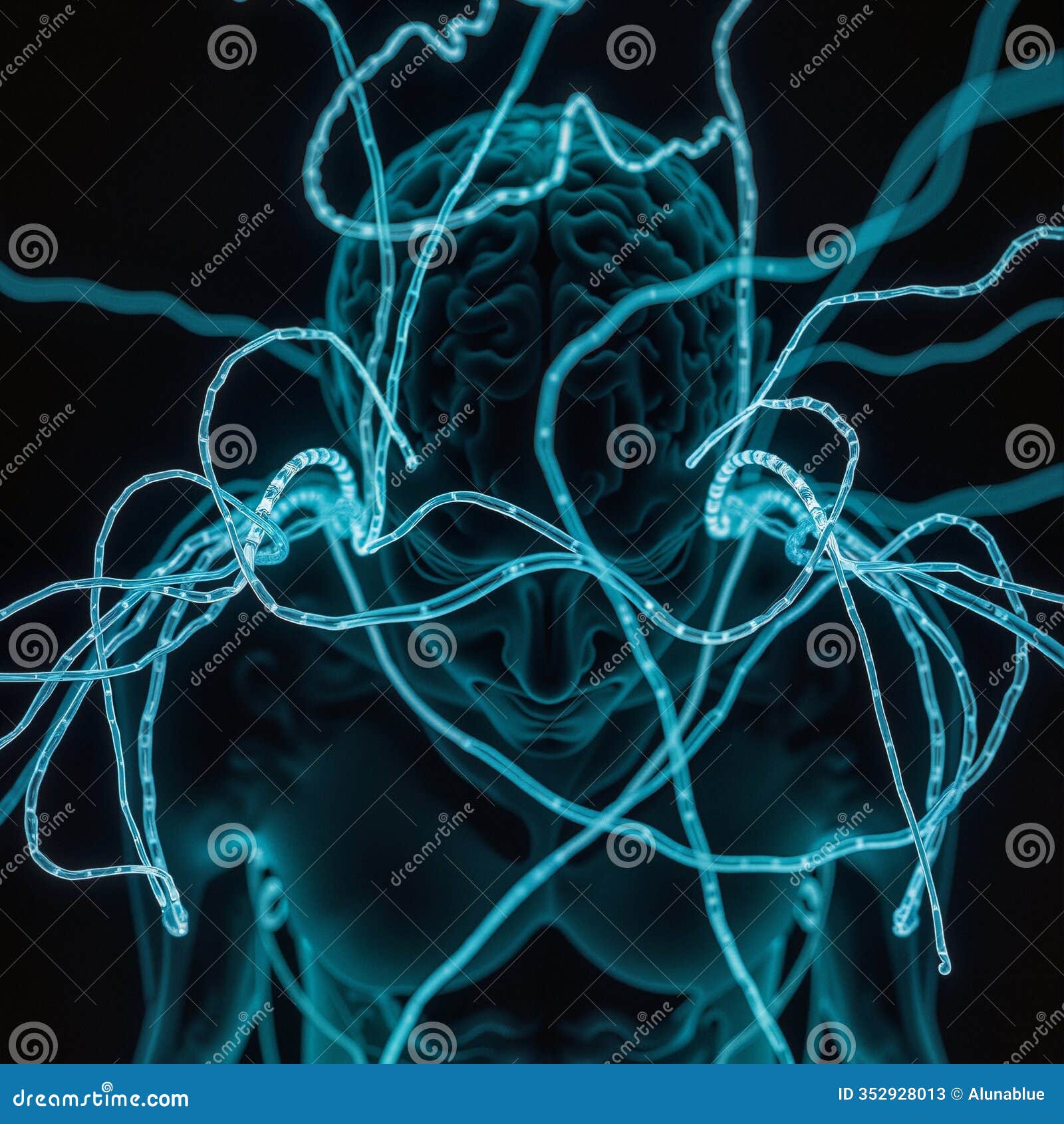 Electric Pathways of Human Thought Stock Image - Image of synapses ...