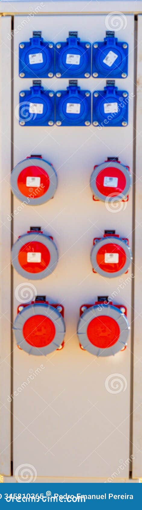 Cut Single-phase Cable In The Wall Of The House. Phase, Neutral And ...