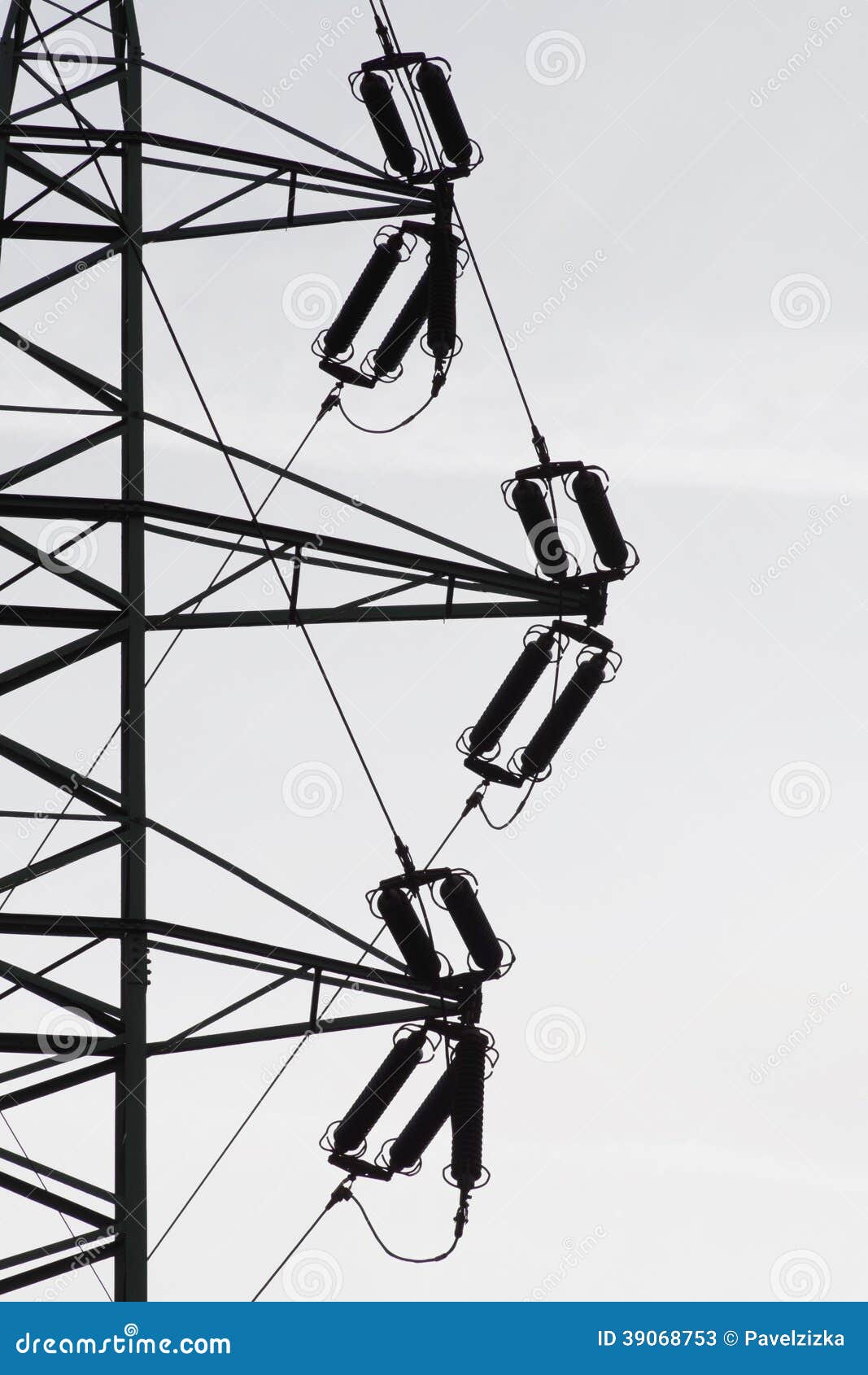 Electric pile stock image. Image of industrial, afternoon - 39068753