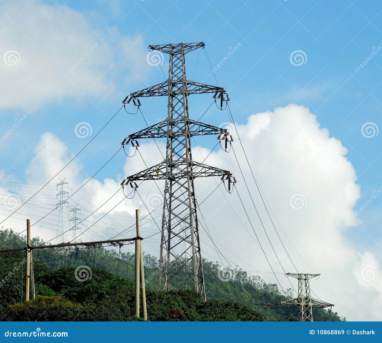 Electric pillar stock image. Image of construction, post - 10868869