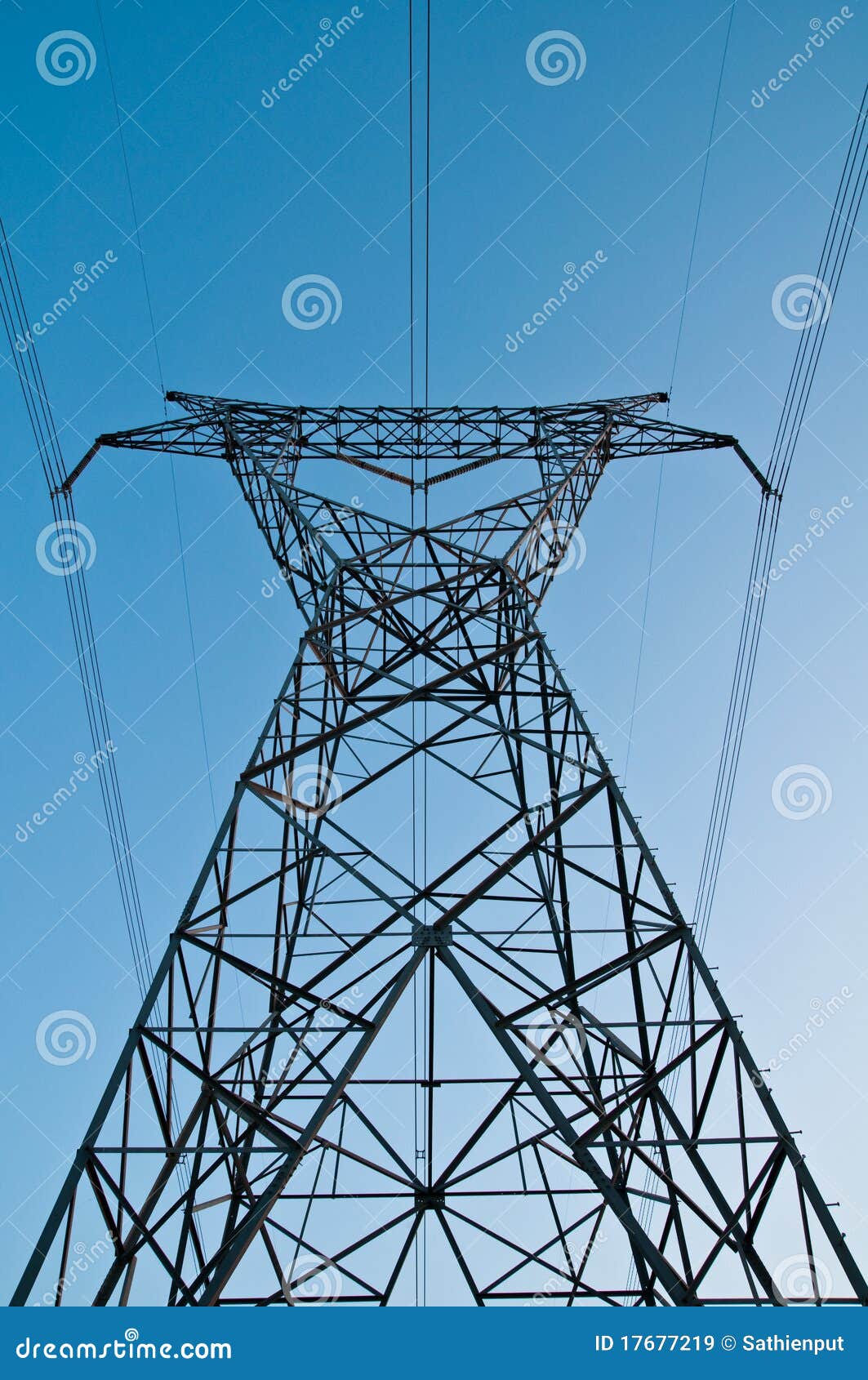 Electric pillar stock image. Image of electricity, metal - 17677219