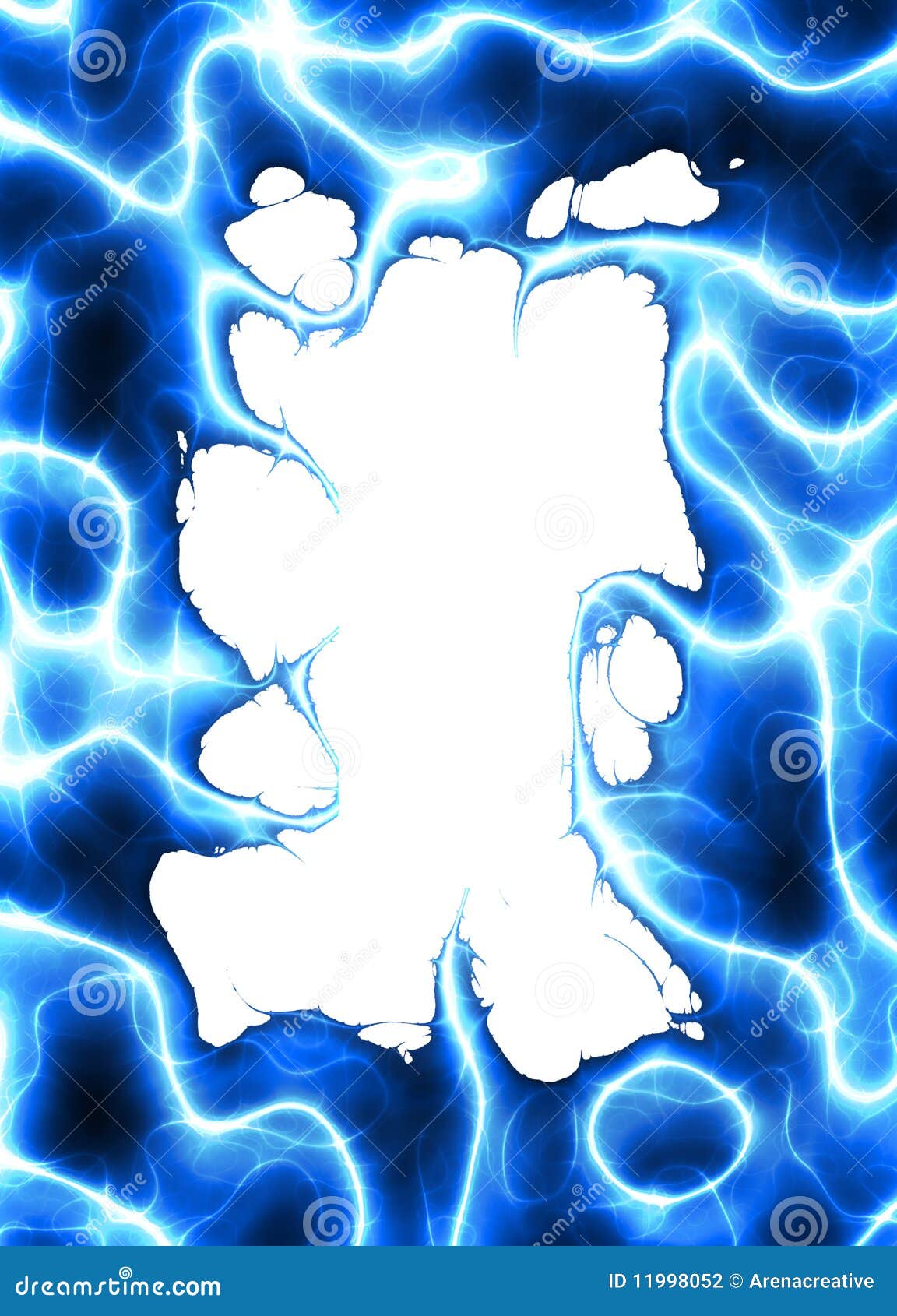 Electric Plasma Border stock illustration. Illustration of powerful ...