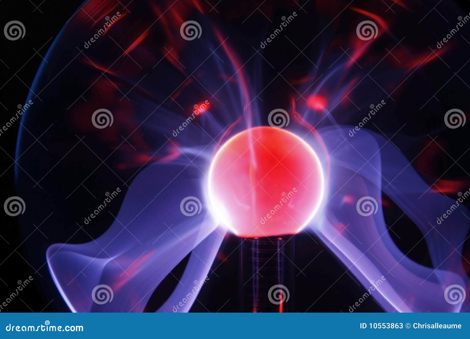 Electric Plasma Sphere stock image. Image of electric - 10553863