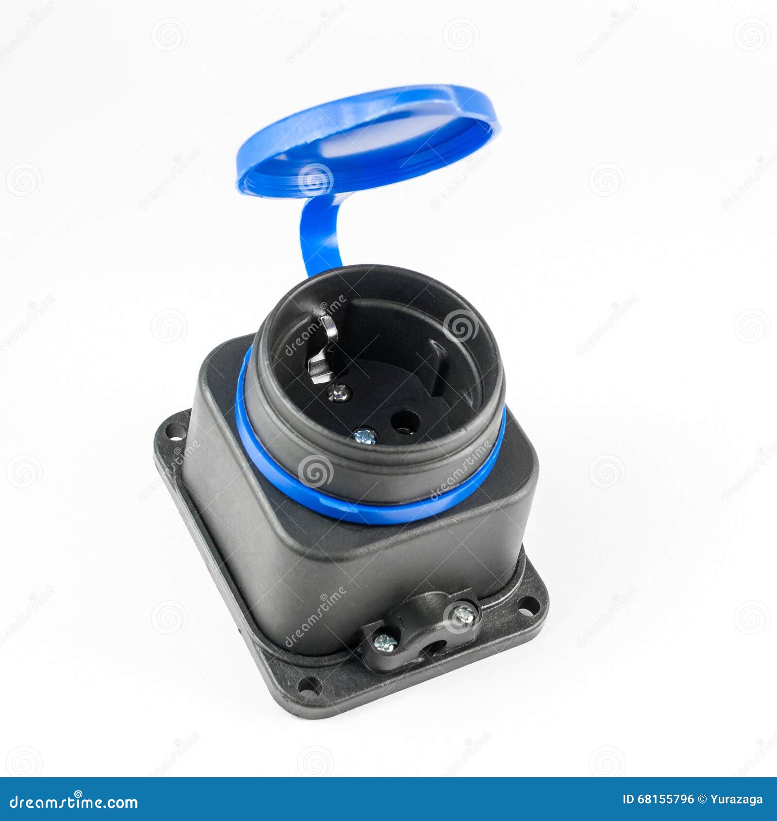 Electric Plastic Wall Socket Stock Photo - Image of appliance, network ...