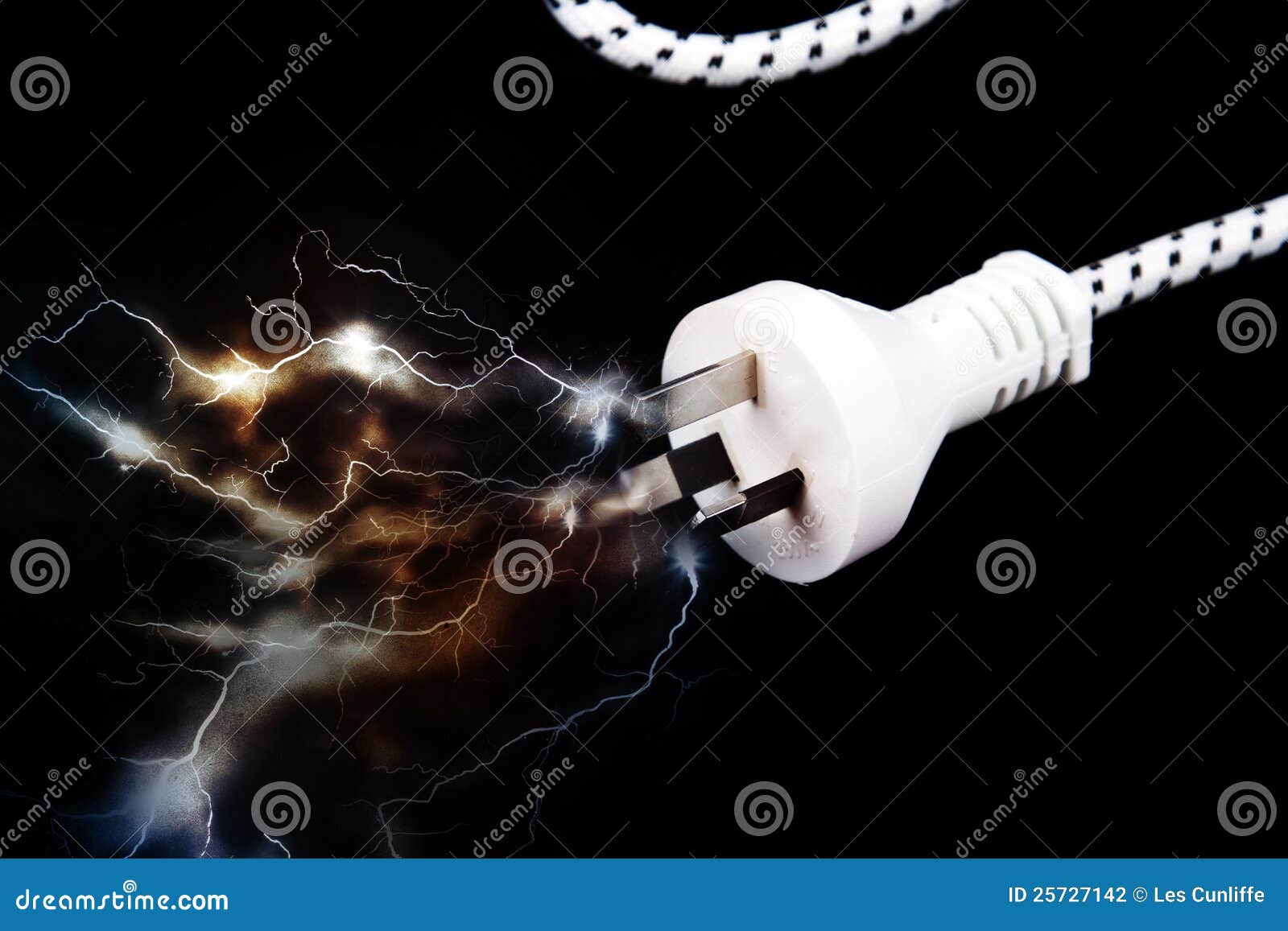 Electric Plug And Multiple Socket With Connected Plugs Isolated On ...