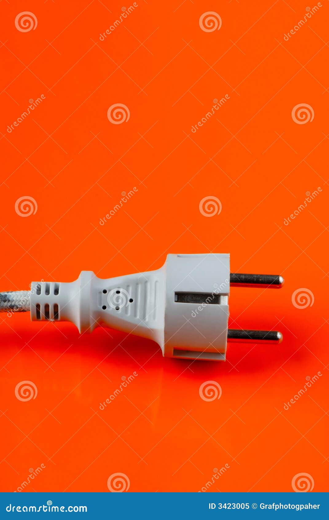 Electric plug stock image. Image of start, electricity - 3423005