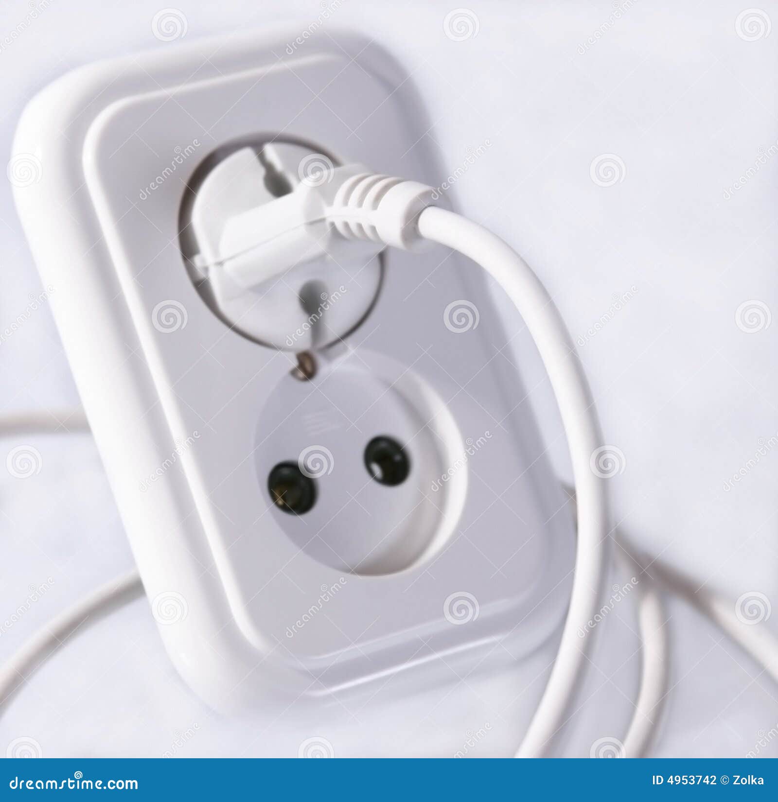 Electric plug stock photo. Image of socket, supply, voltage - 4953742