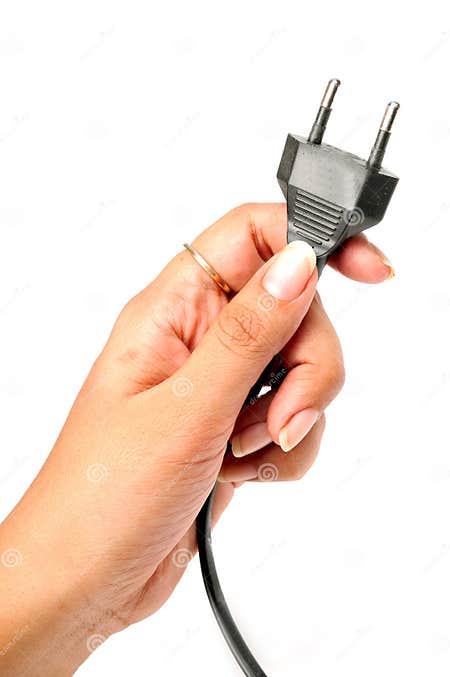 Electric plug stock image. Image of female, connection - 9565797
