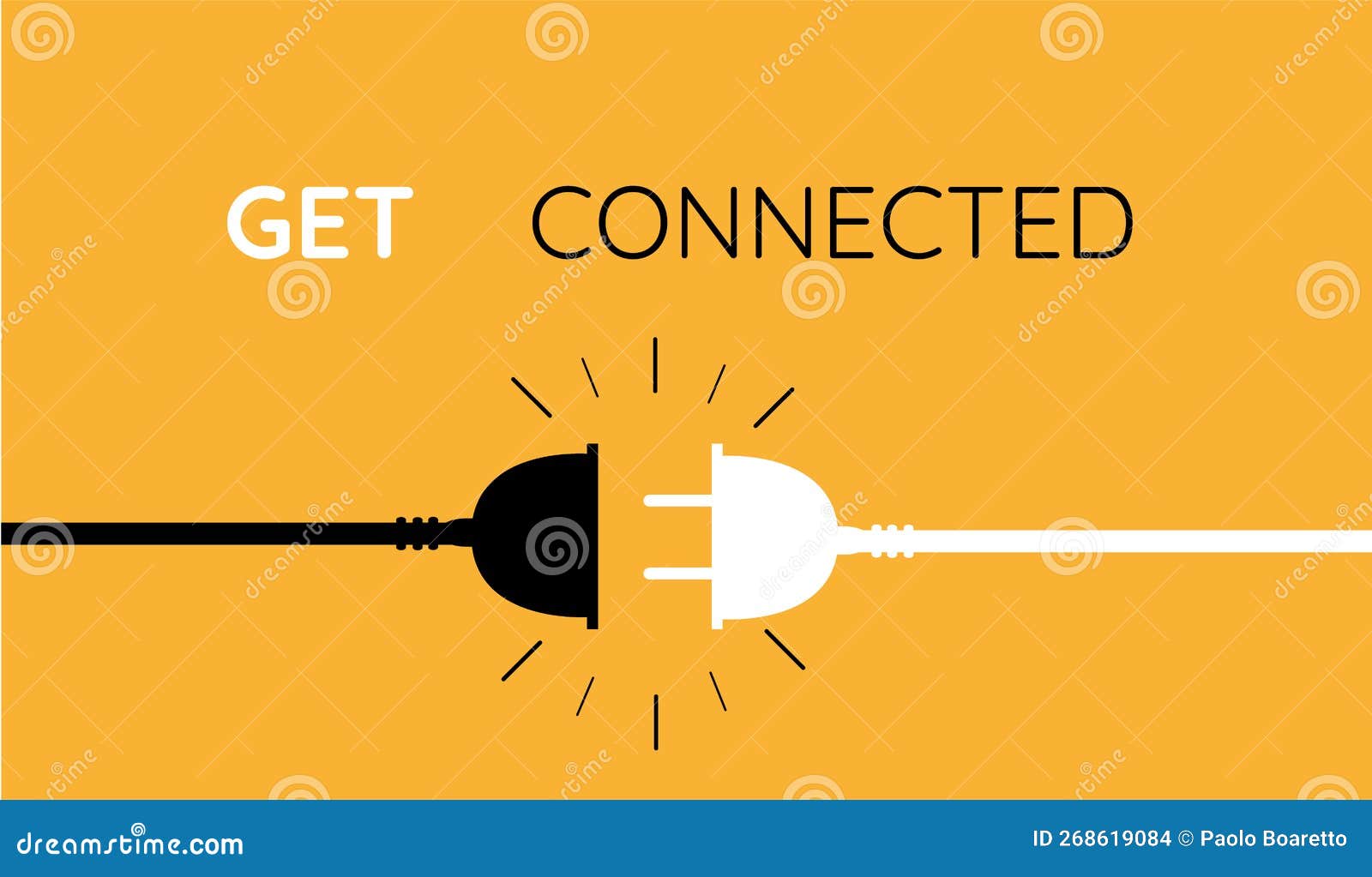 Electric Plug Connect Concept Socket. Stock Illustration - Illustration ...