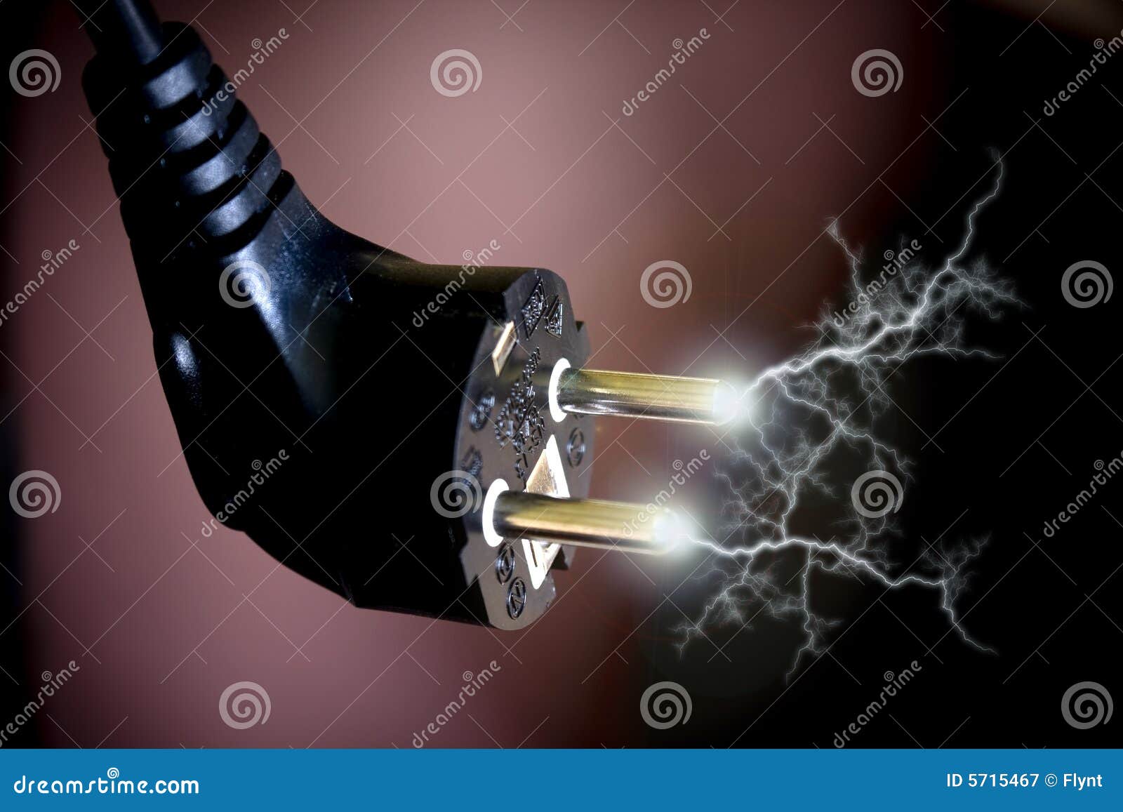 Electric plug connector stock image. Image of dazzle, connection - 5715467