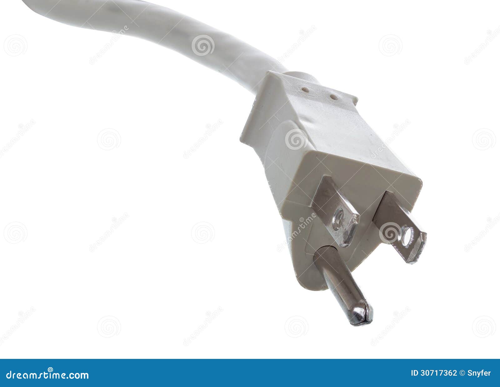 Electric plug. stock photo. Image of electricity, single - 30717362
