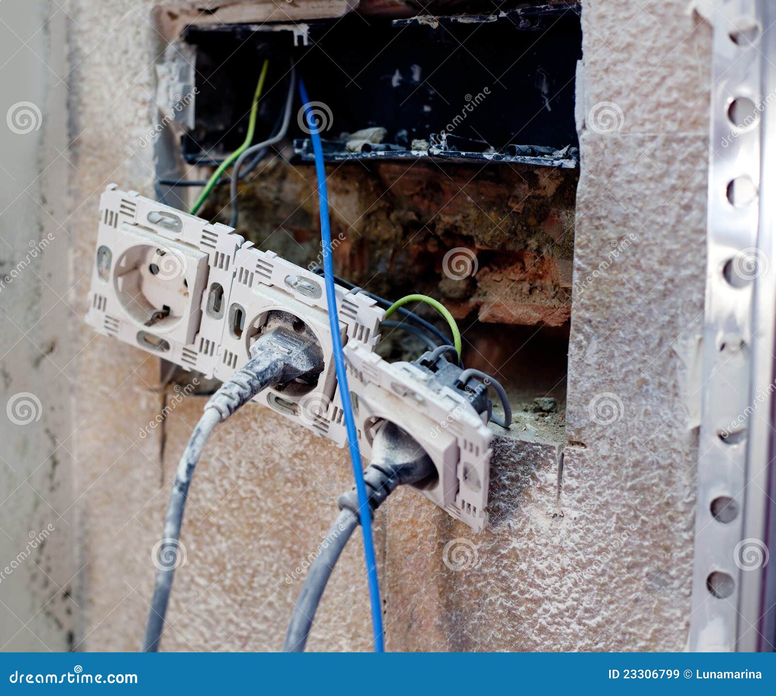 Electric Plug in Home Improvement Repair Stock Image - Image of ...