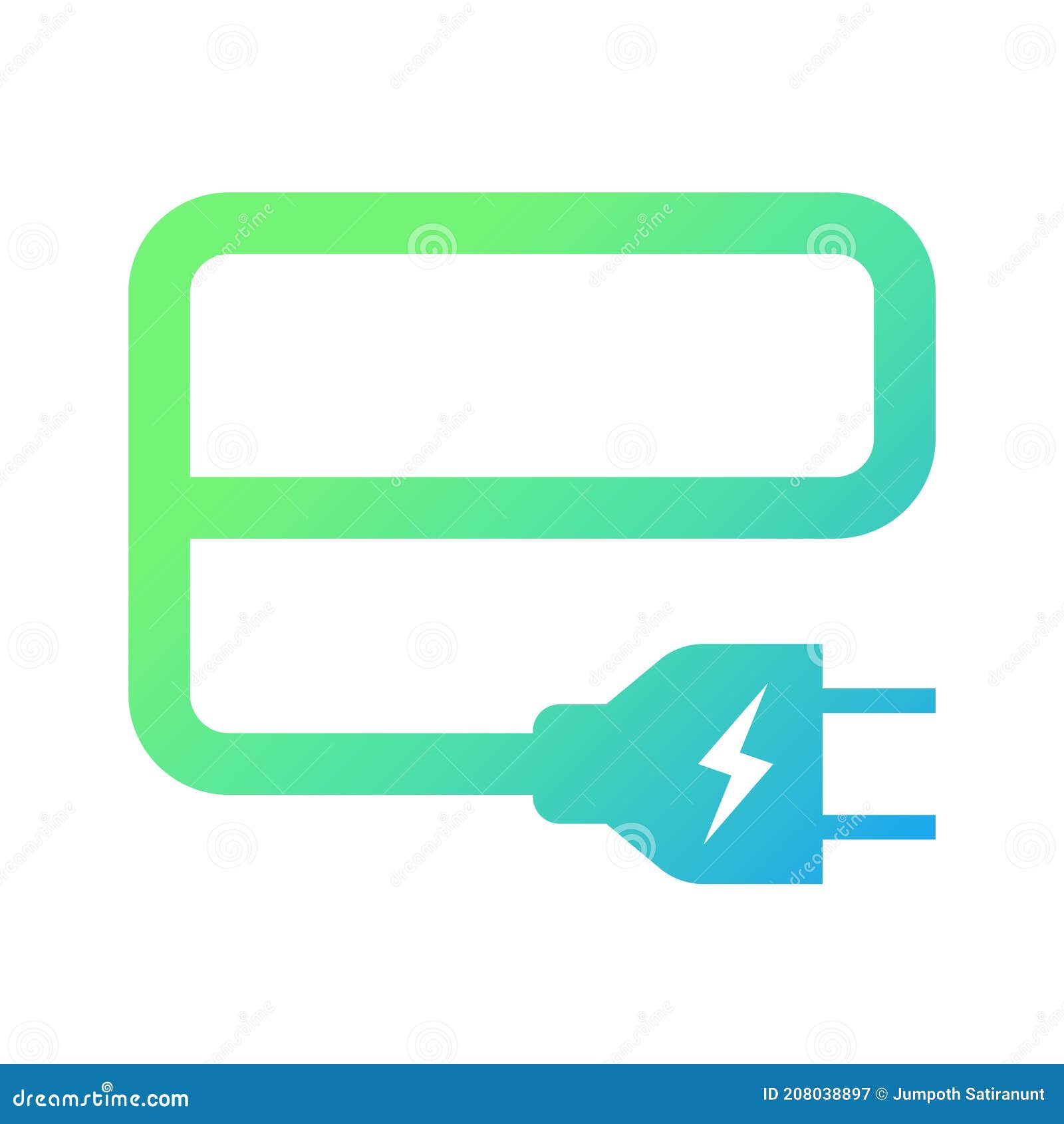 Electric Car with E Plug Green Icon Symbol, Hybrid Vehicles Charging ...