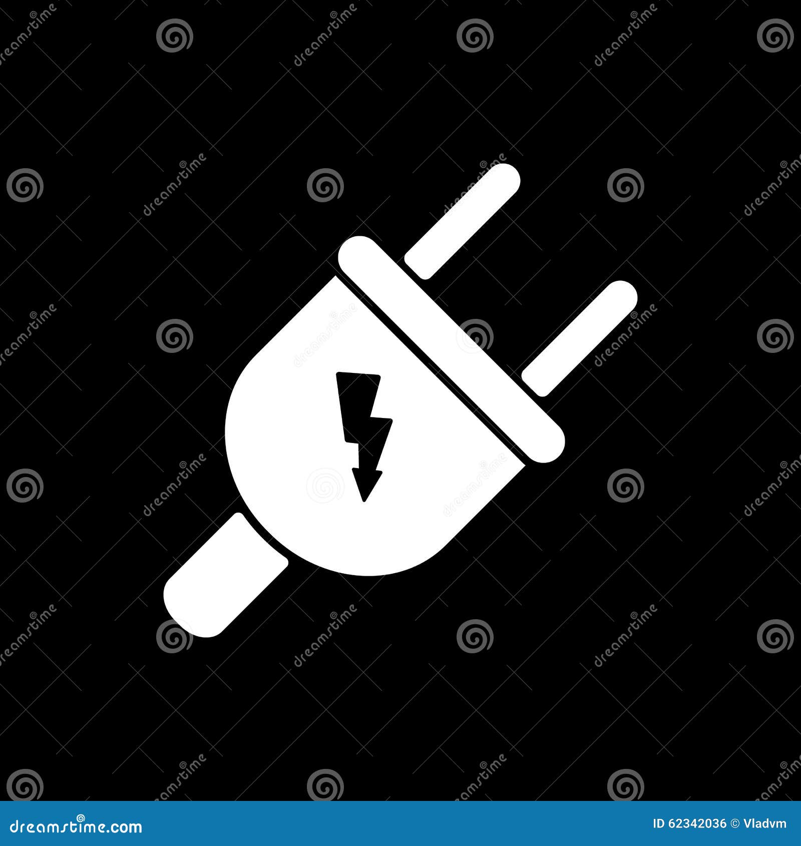 The Electric Plug Icon. Electric Plug Symbol Stock Illustration ...