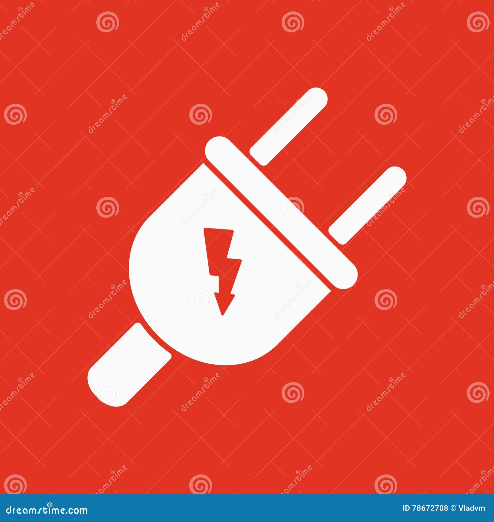 The Electric Plug Icon. Electric Plug Symbol Stock Vector ...