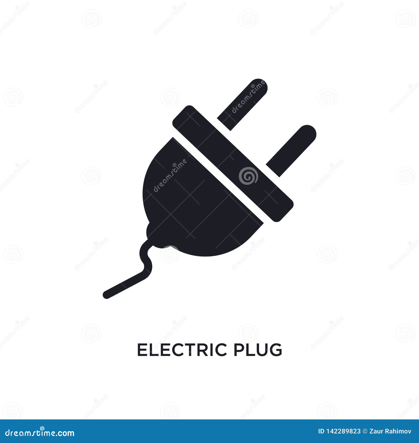 Electric Plug Isolated Icon Simple Element Illustration From General 1
