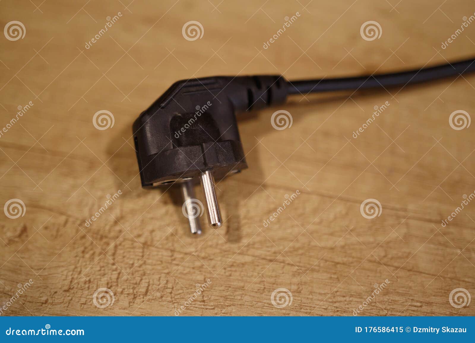 Electric Plug on the Kitchen Table Stock Image - Image of electricity ...