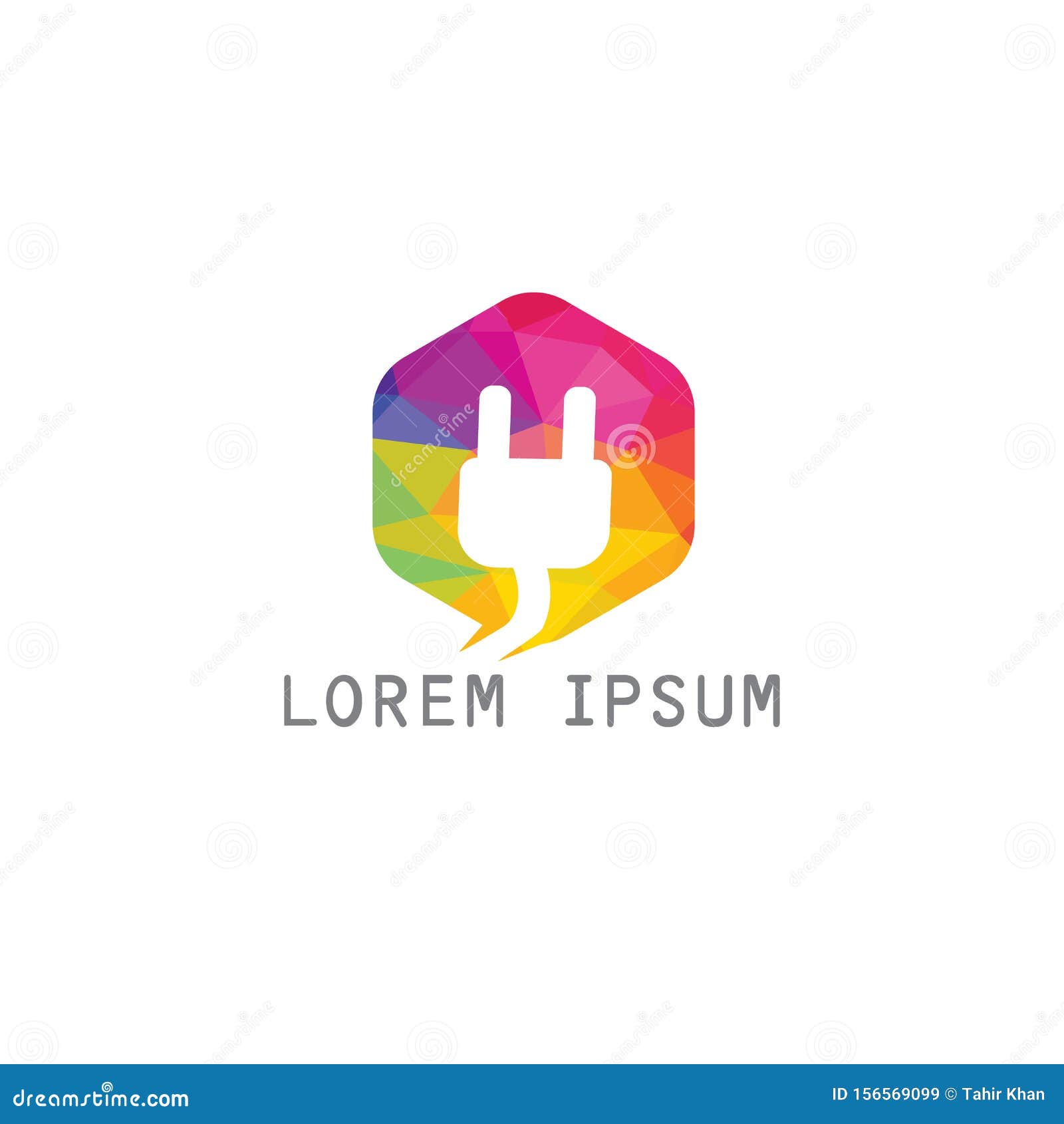 Electric Plug Logo Graphic Design Template Vector. Stock Vector ...