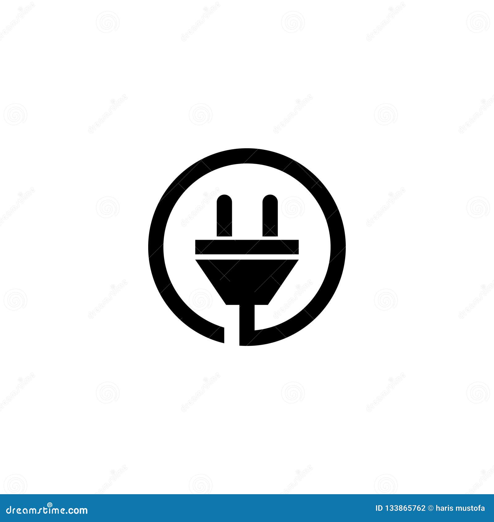 Electric Plug Logo Graphic Design Template Vector Illustration Stock ...