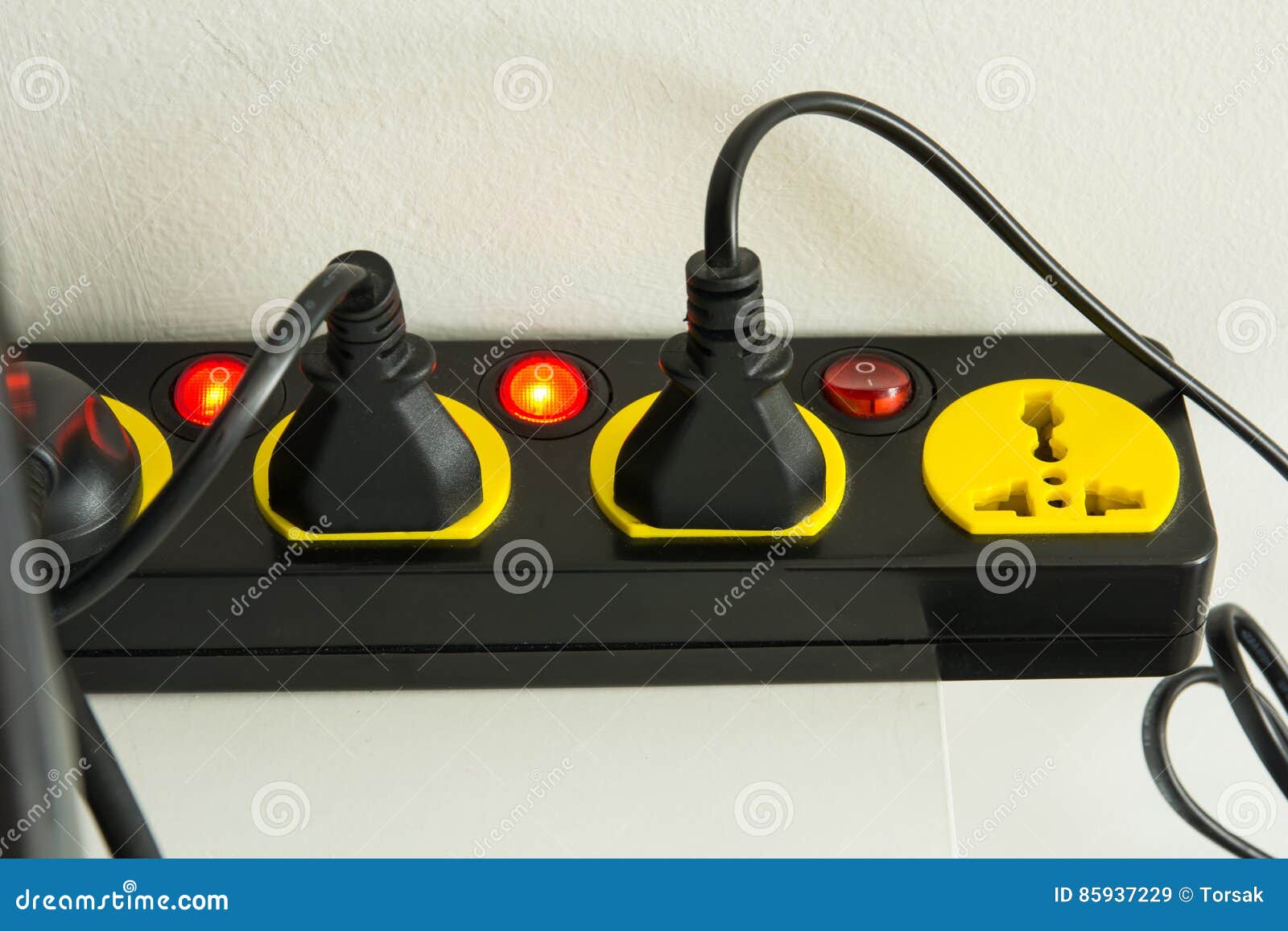 Electric plug stock image. Image of plugmultiple, current - 85937229