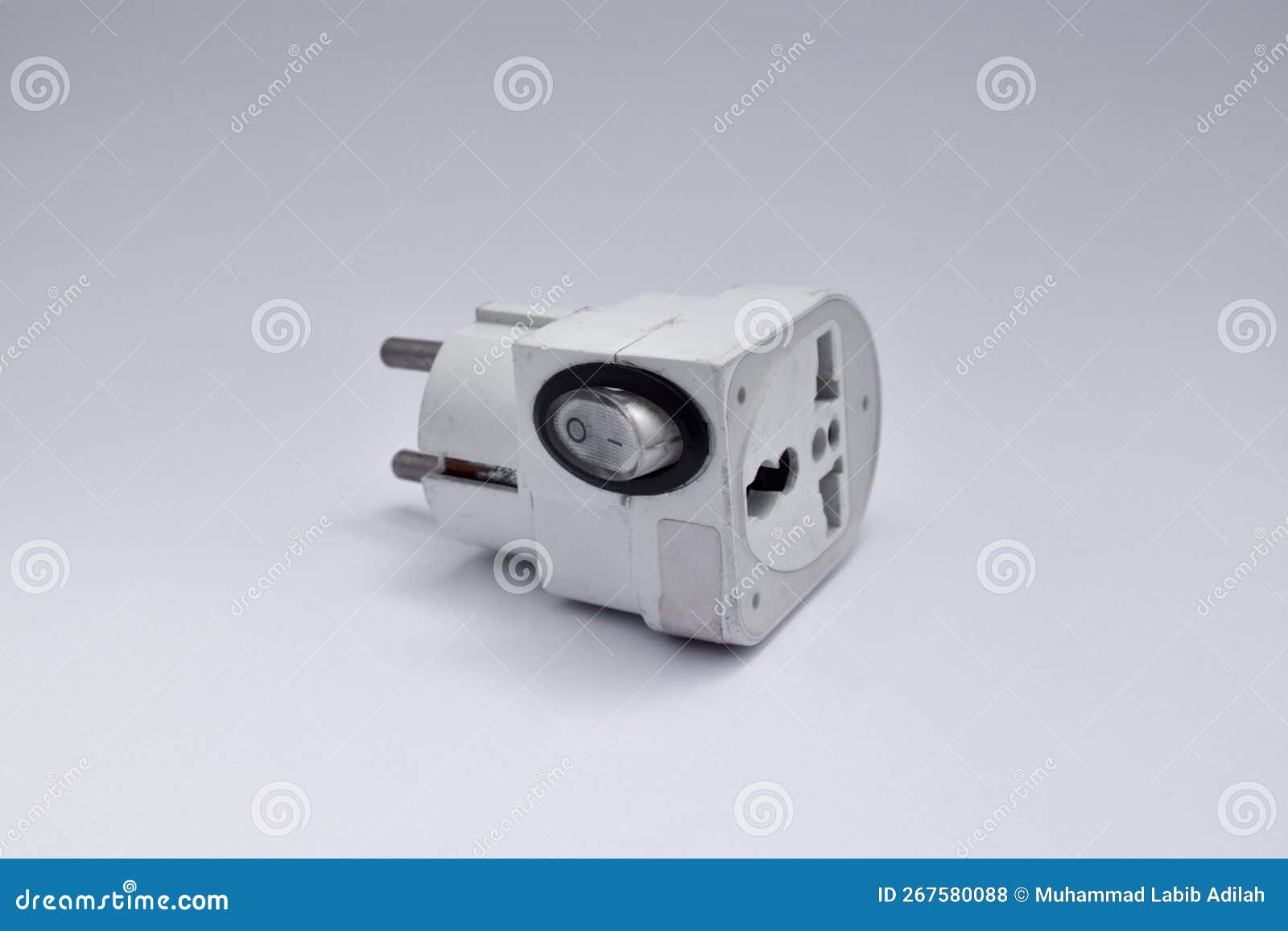 Electric Plug with on Off Button on Stock Photo - Image of electricity ...
