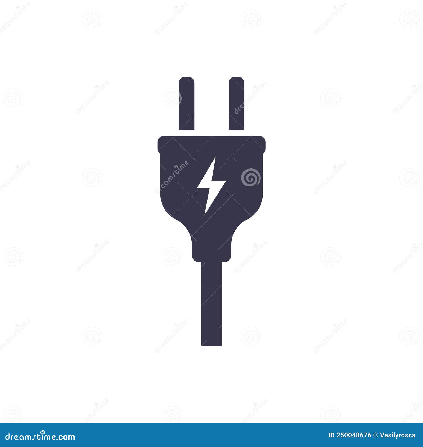 Electric Plug Power Vector Consumption Ac Symbol Icon. Electric Plug ...