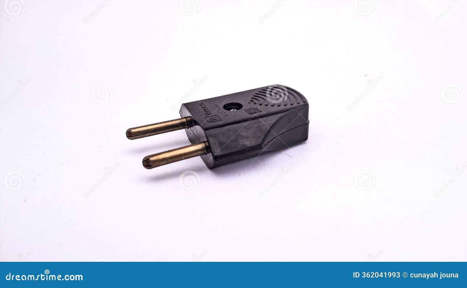 Electric Plug with Simple and Functional Design Stock Image - Image of ...