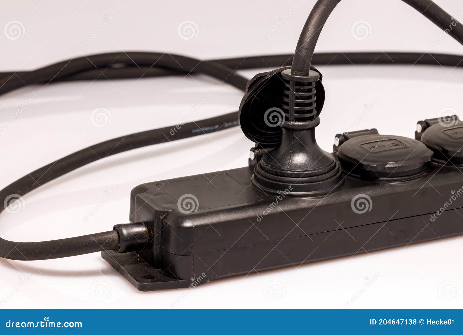 Electric plug and socket stock photo. Image of electric - 204647138