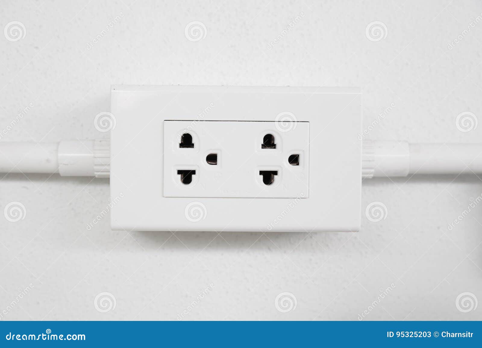 Electric plug socket stock image. Image of plug, electric - 95325203