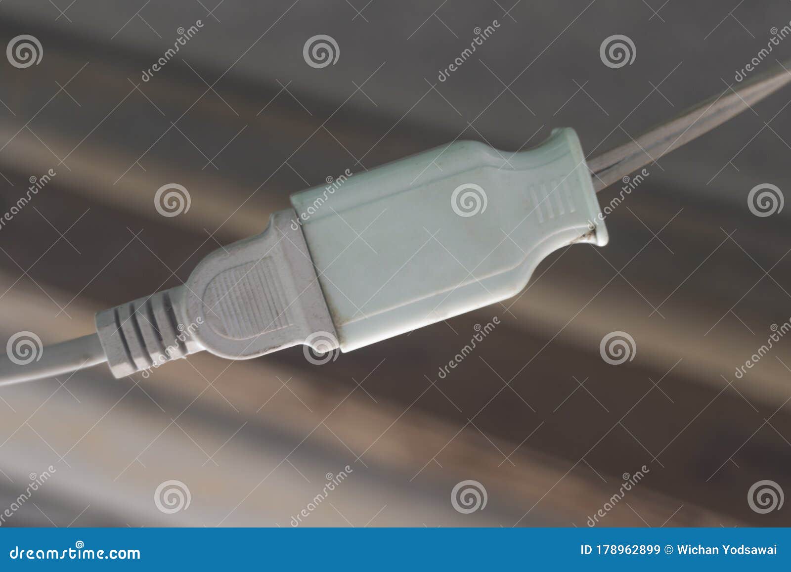 Electric Plug, Switch Socket with Connected Plugs. Concept Connection ...