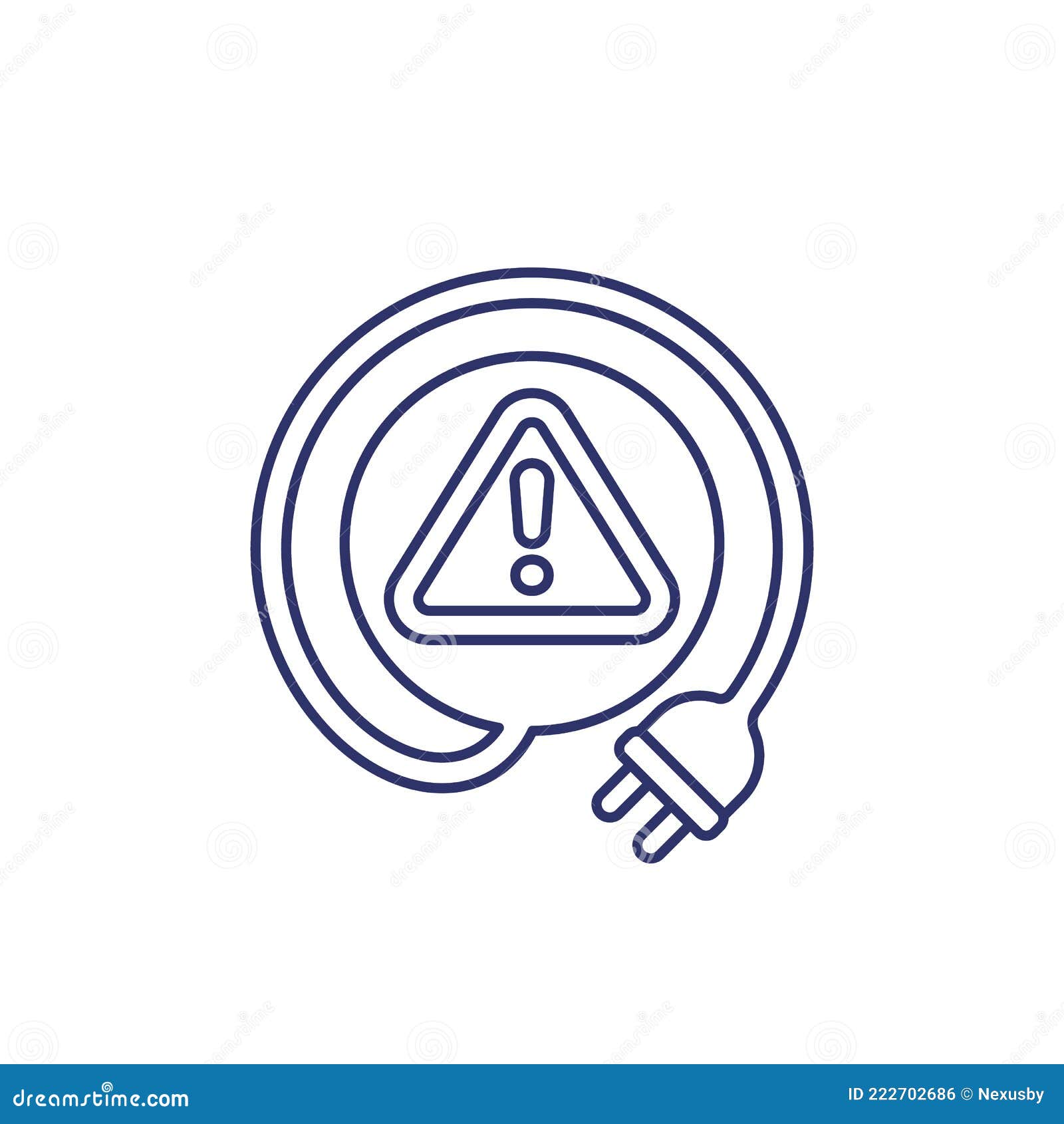 Warning 240 Volts Symbol Sign,Vector Illustration, Isolate On White ...