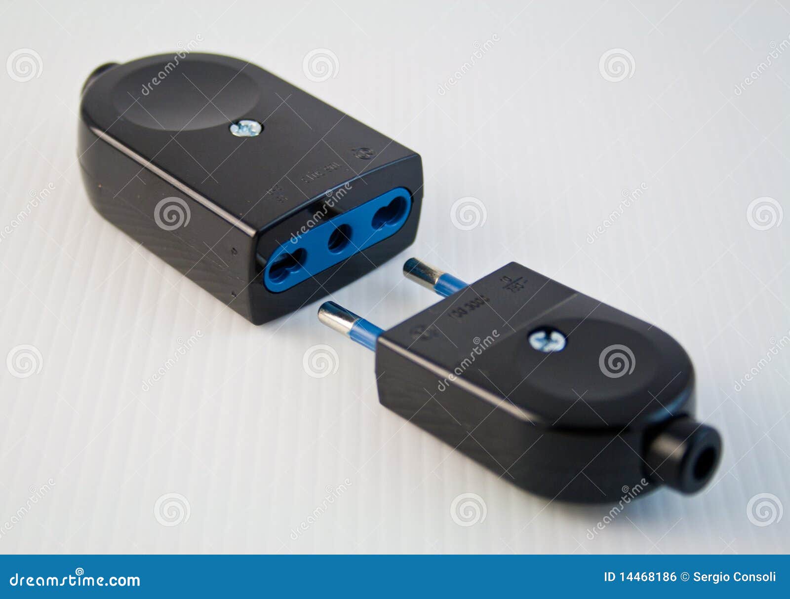 Electric plugs stock photo. Image of electrician, voltage - 14468186