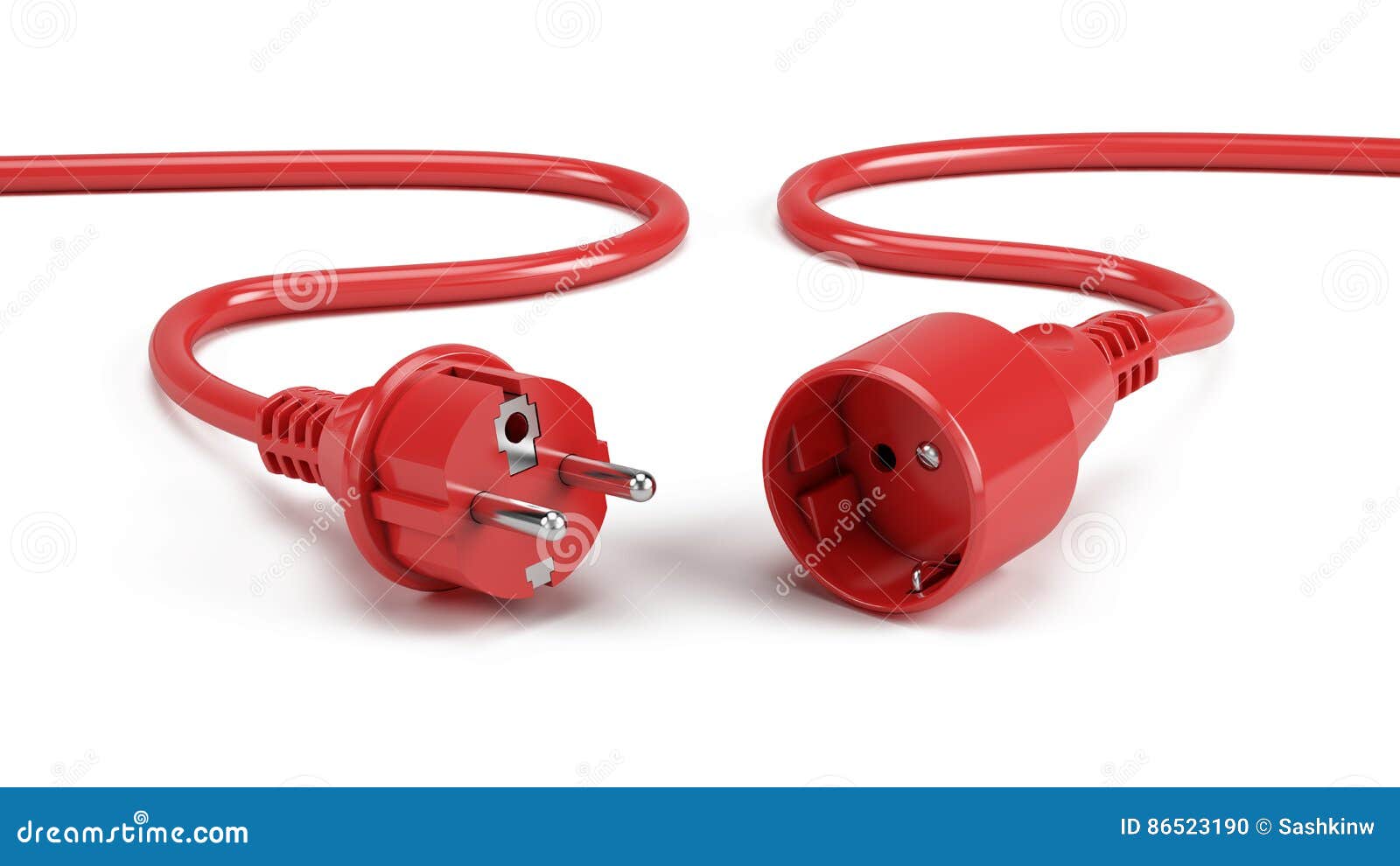 Electric Plugs Stack Outlet Illustration Energy Socket Electrical ...