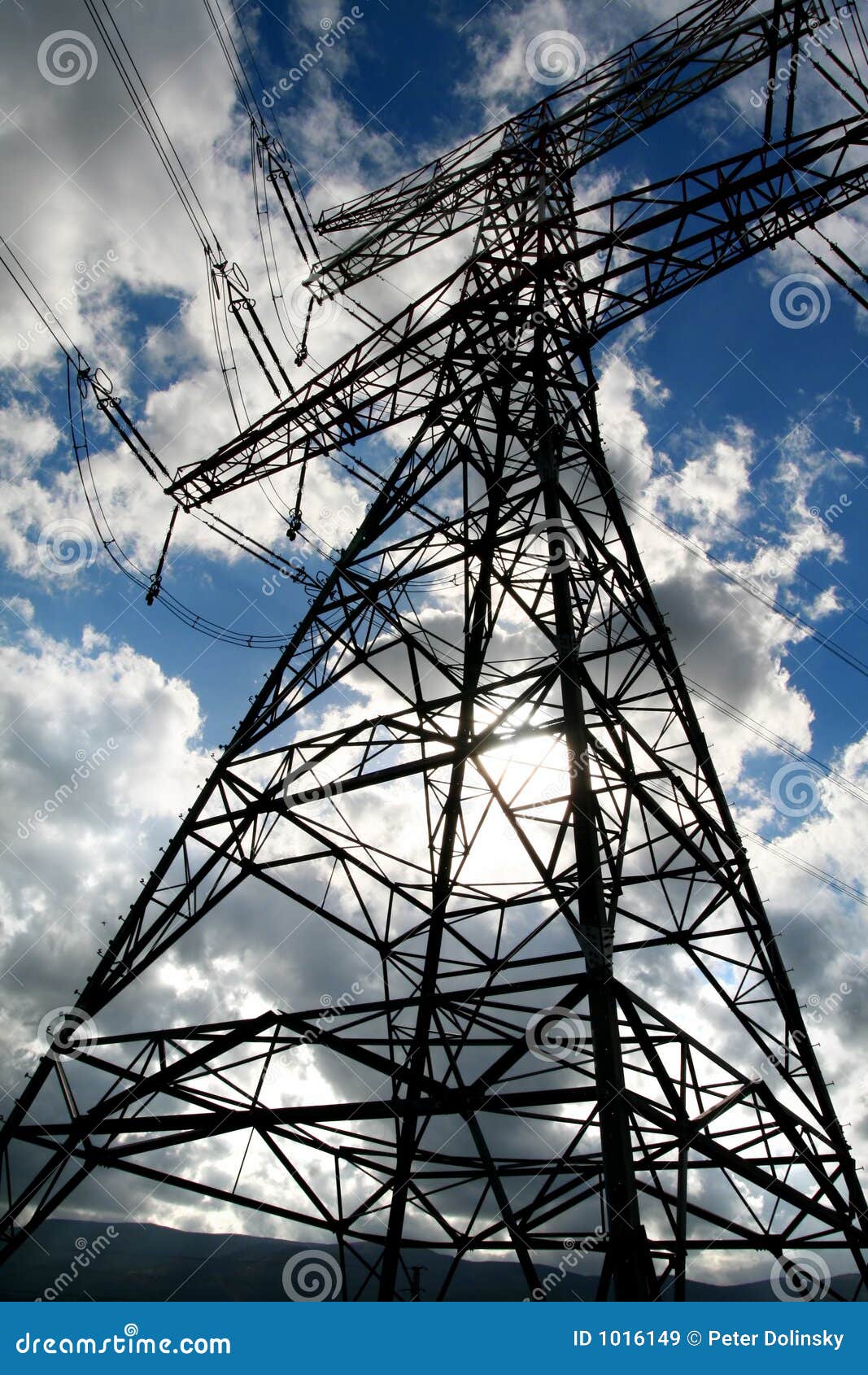 Electric Pole stock image. Image of vast, pole, tall, electric - 1016149