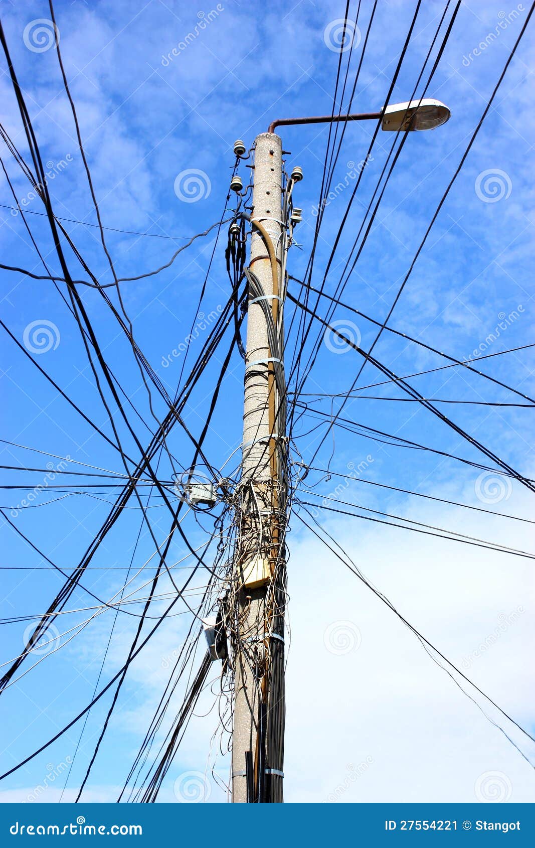 Electric pole stock image. Image of mast, vertical, current - 27554221
