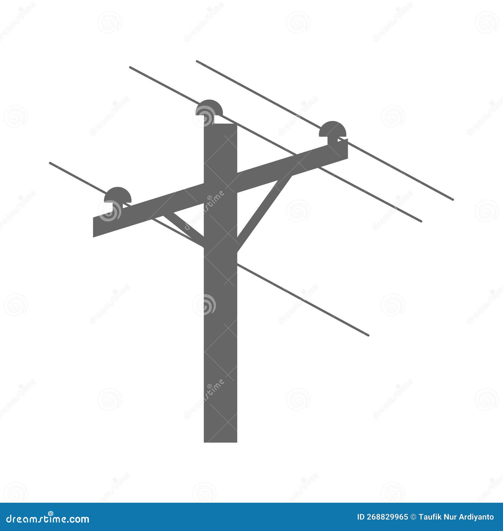 Electric pole icon design stock illustration. Illustration of ...
