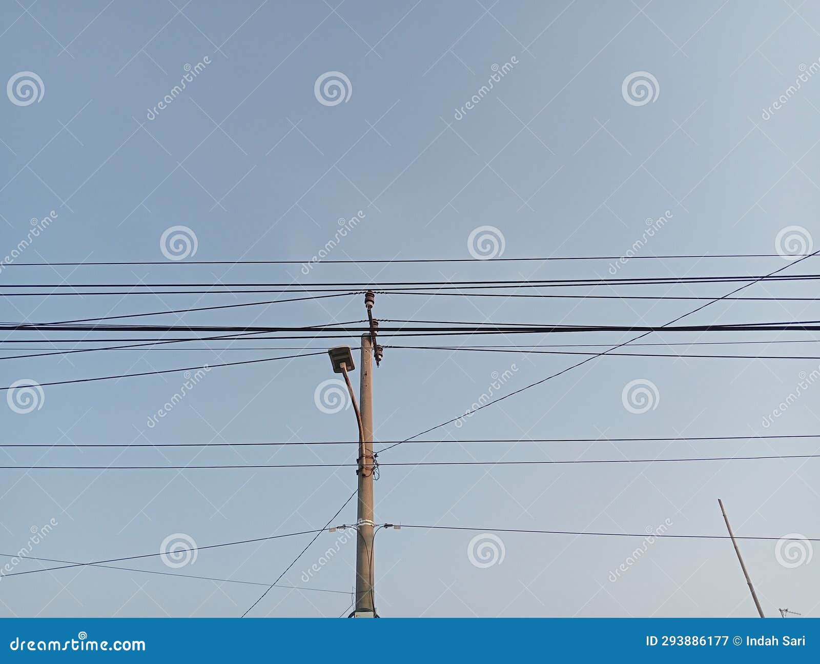 Electric Poles and Stretched Cables & X28;electric Power& X29; Stock ...