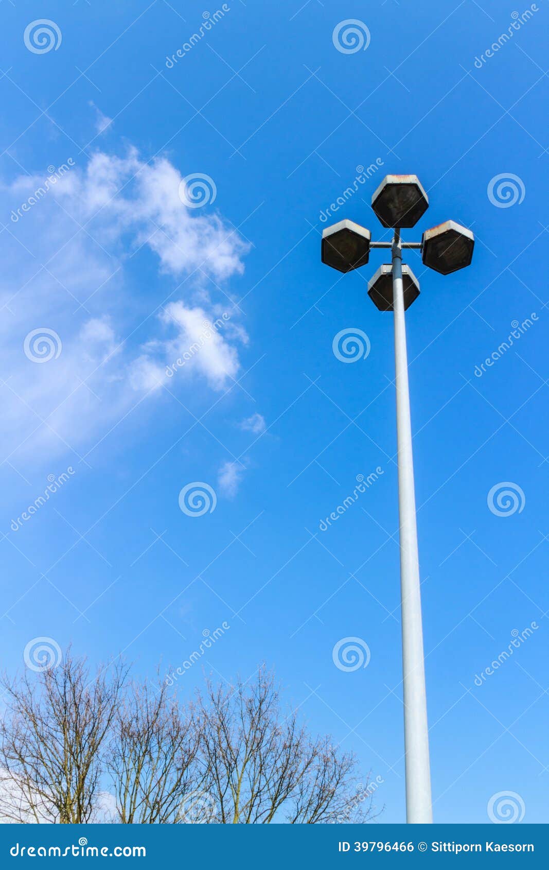 Electric post stock photo. Image of post, illuminate - 39796466