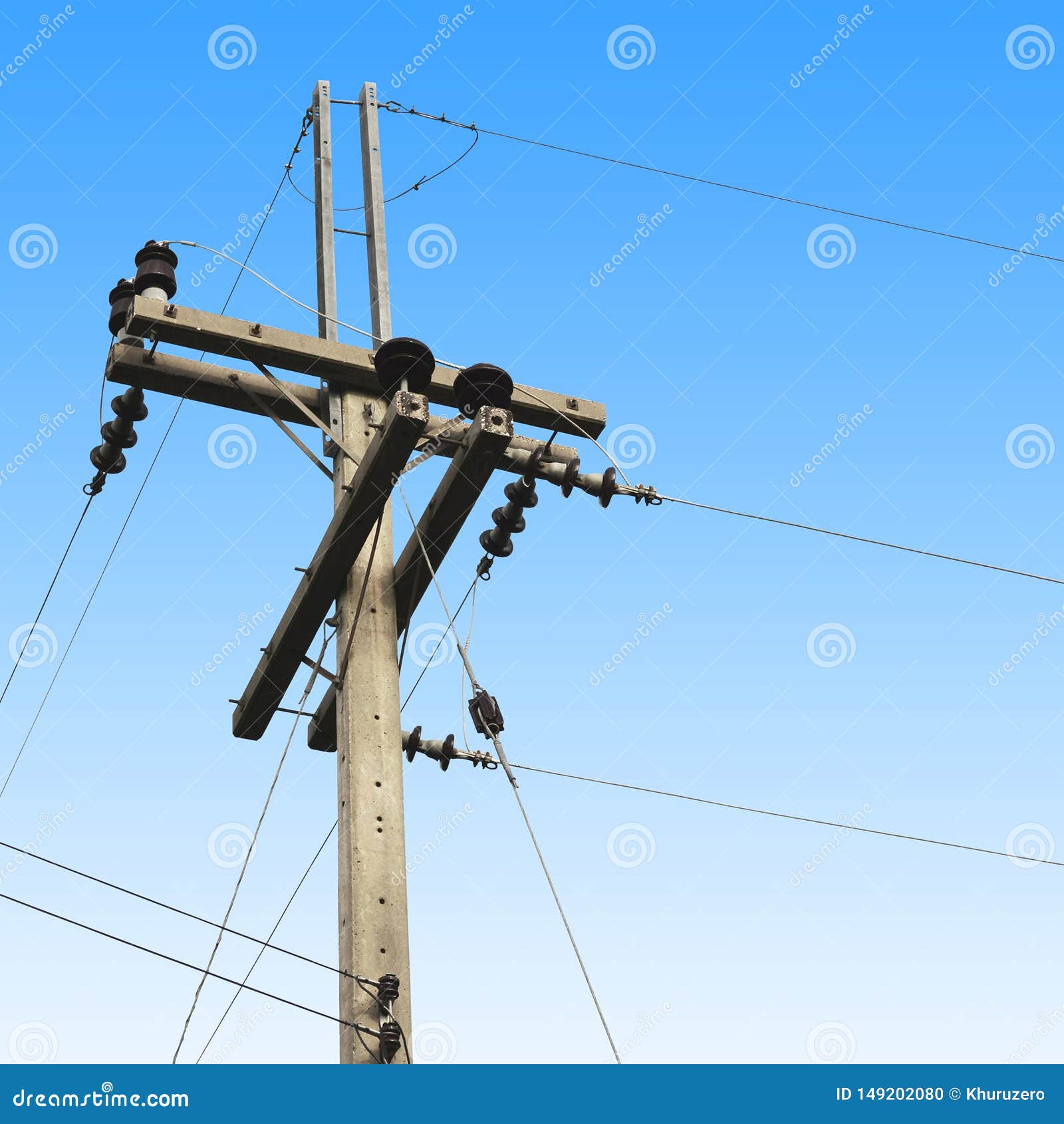 Electric post stock photo. Image of phones, electricity - 149202080