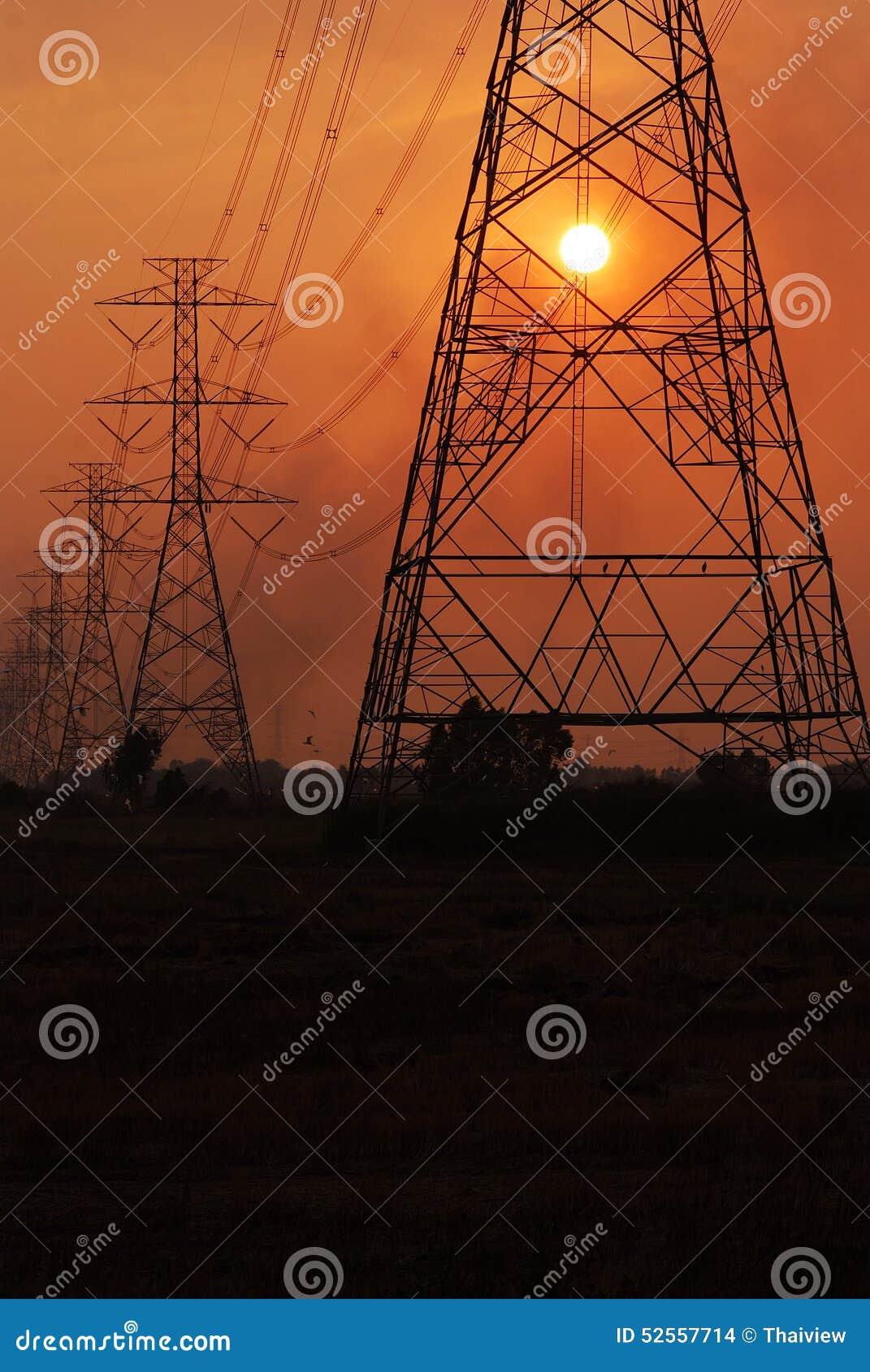 Electric post stock photo. Image of voltage, post, equipment - 52557714