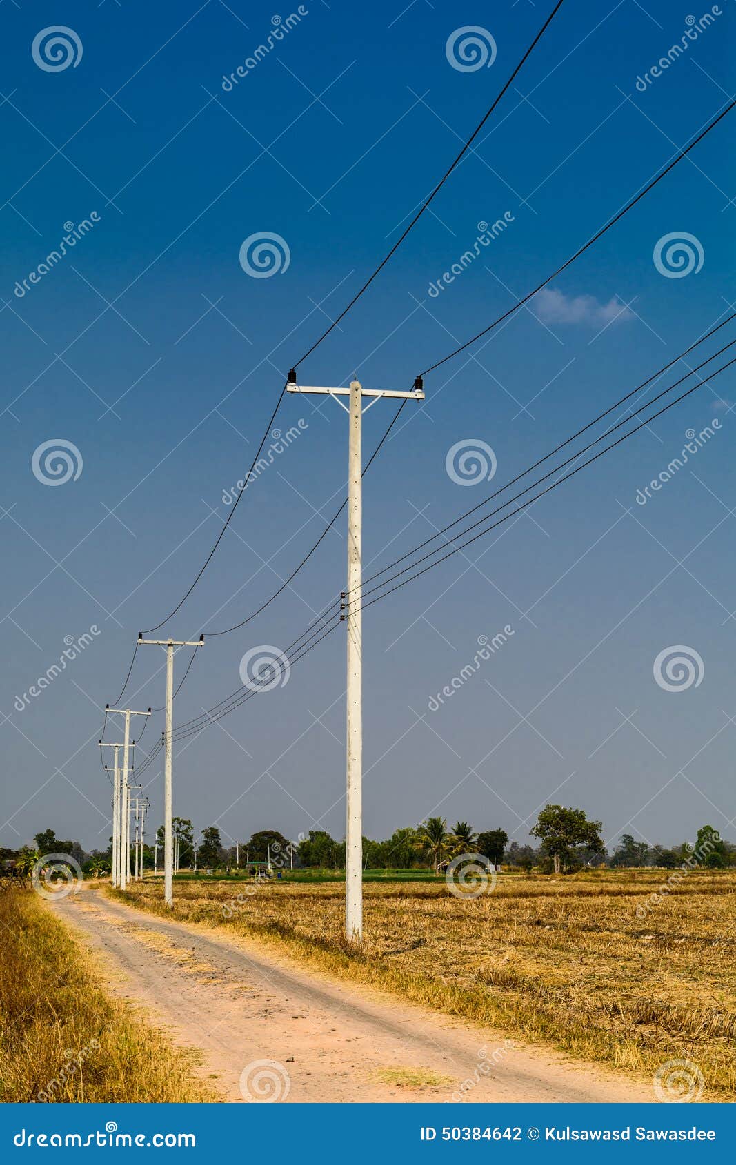 Electric post stock photo. Image of ranch, range, flat - 50384642