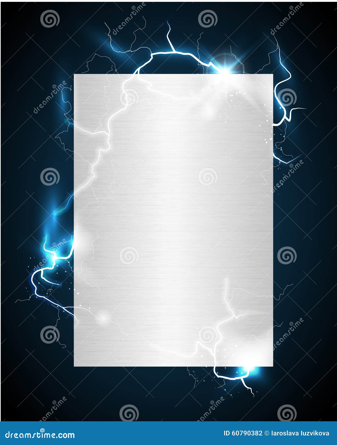 Electric poster stock vector. Illustration of light, banner - 60790382