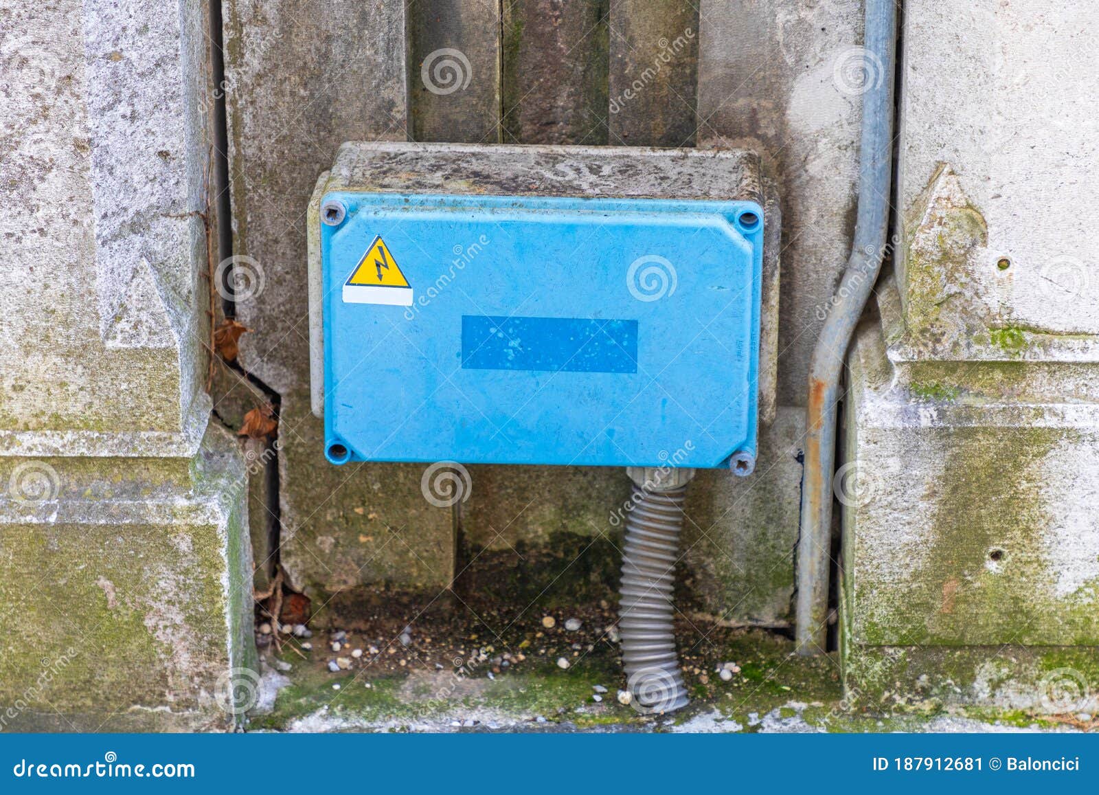 Electric Power Box stock image. Image of waterproof - 187912681